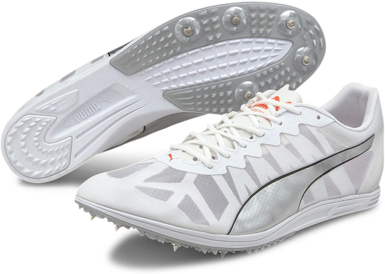PUMA Men's Evospeed Distance 9 Track and Field Shoes - 48.5 EU | White ...