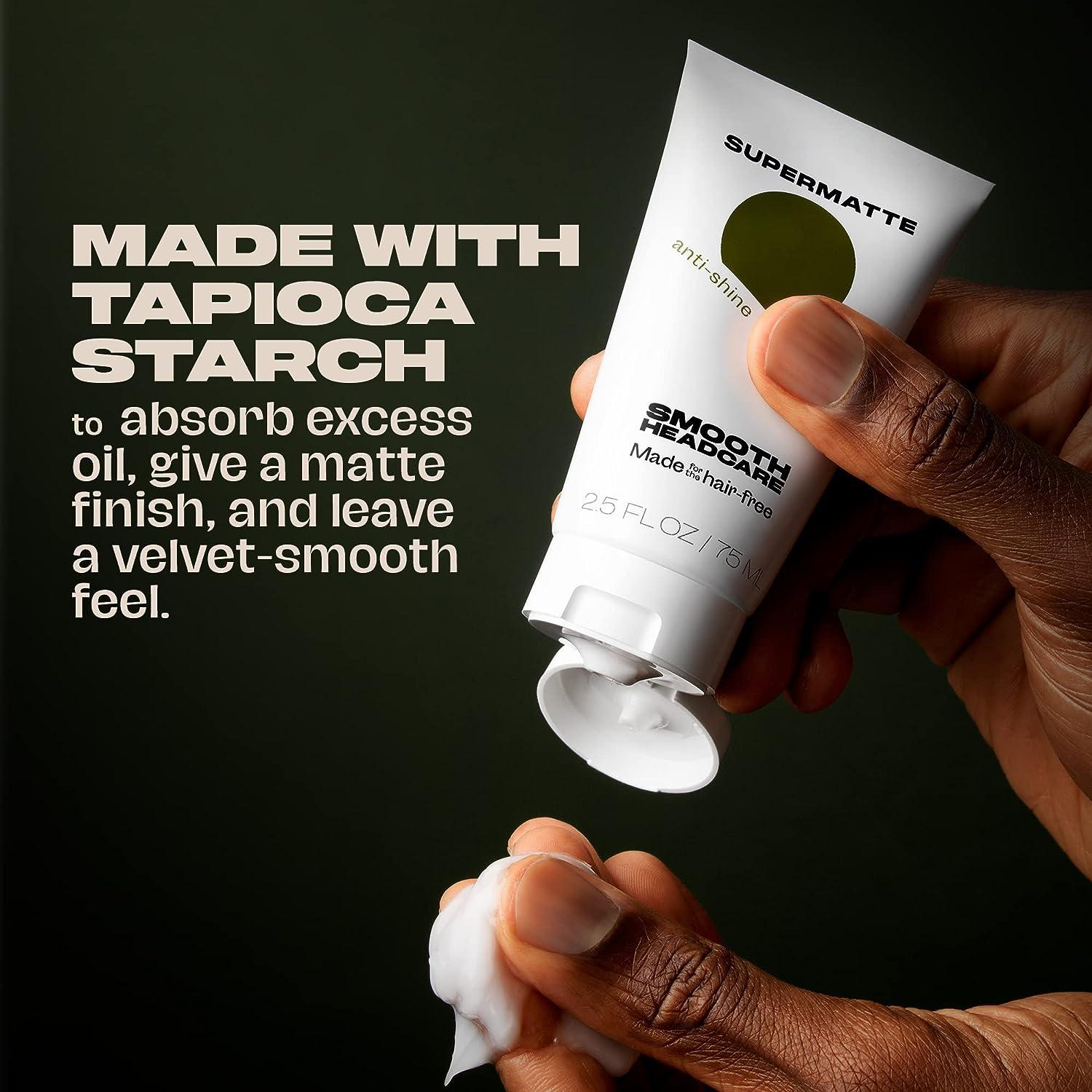 Supermatte Anti-Shine Bald Head Cream | Fragrance-Free Scalp Lotion for ...