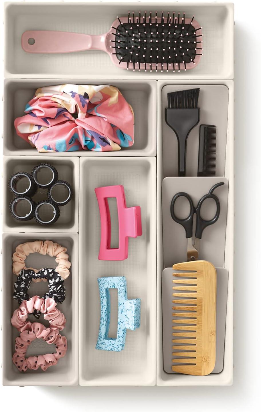 Joseph Joseph Viva Modular 7-Piece Makeup Drawer Organizer Set | Beauty ...