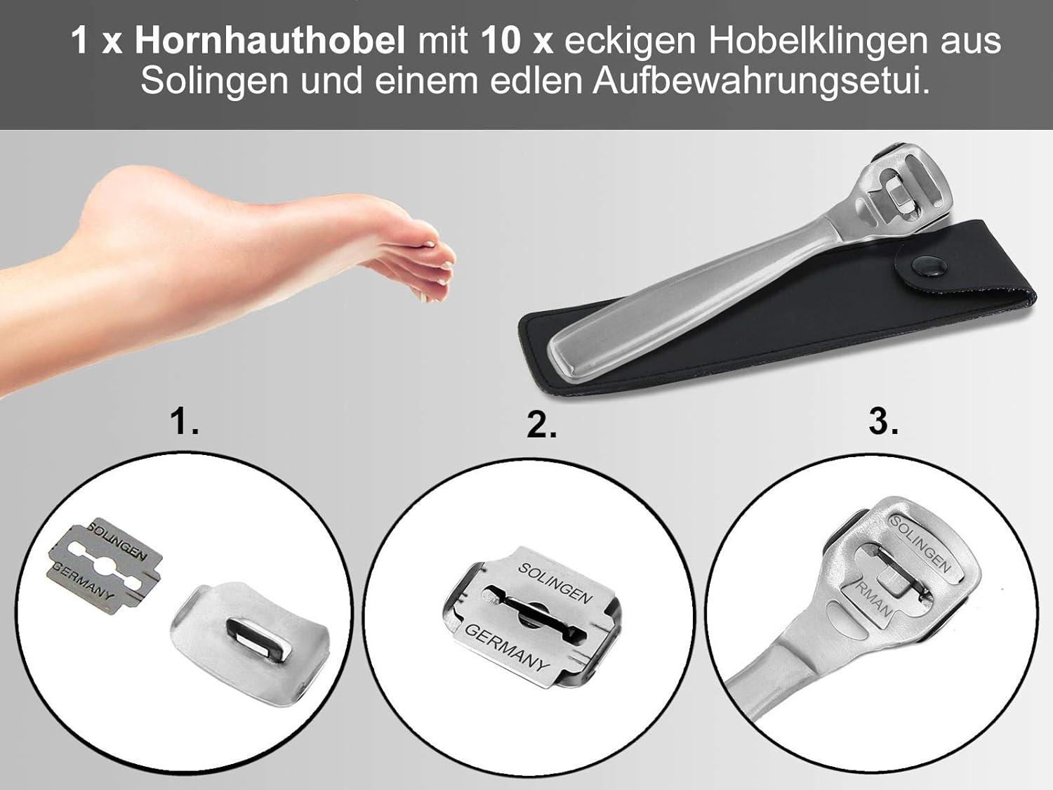 Replacement Callus Planer Blades - 10 Pack from Solingen | Premium ...