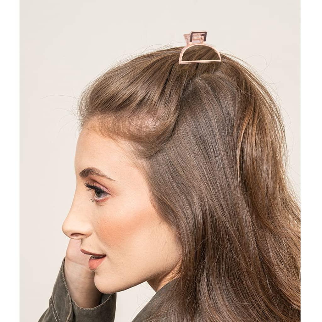8-Piece Metal Hair Claw Clips Set for Women - Large and Small Hair ...