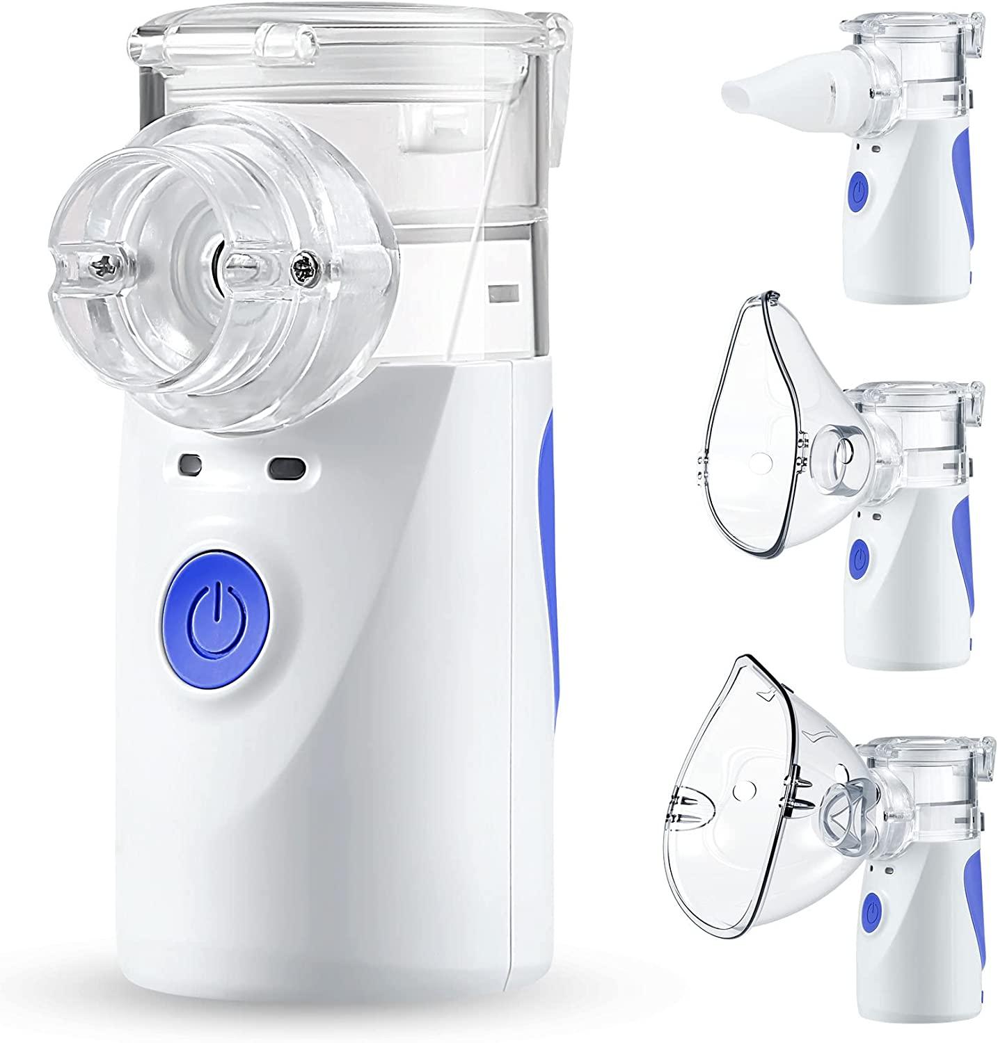 Portable Ultrasonic Mesh Nebulizer for Adults & Kids - Home Daily Use ...