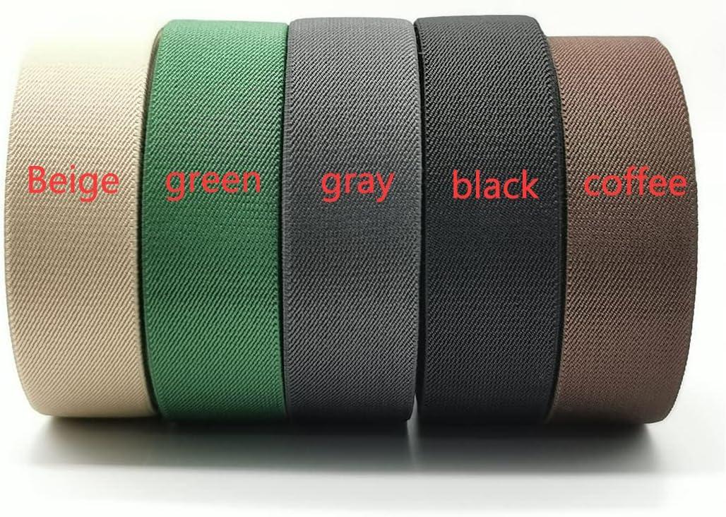 Sewing Elastic Band 35mm Wide 5 Yards Colored Twill Woven Elastic ...