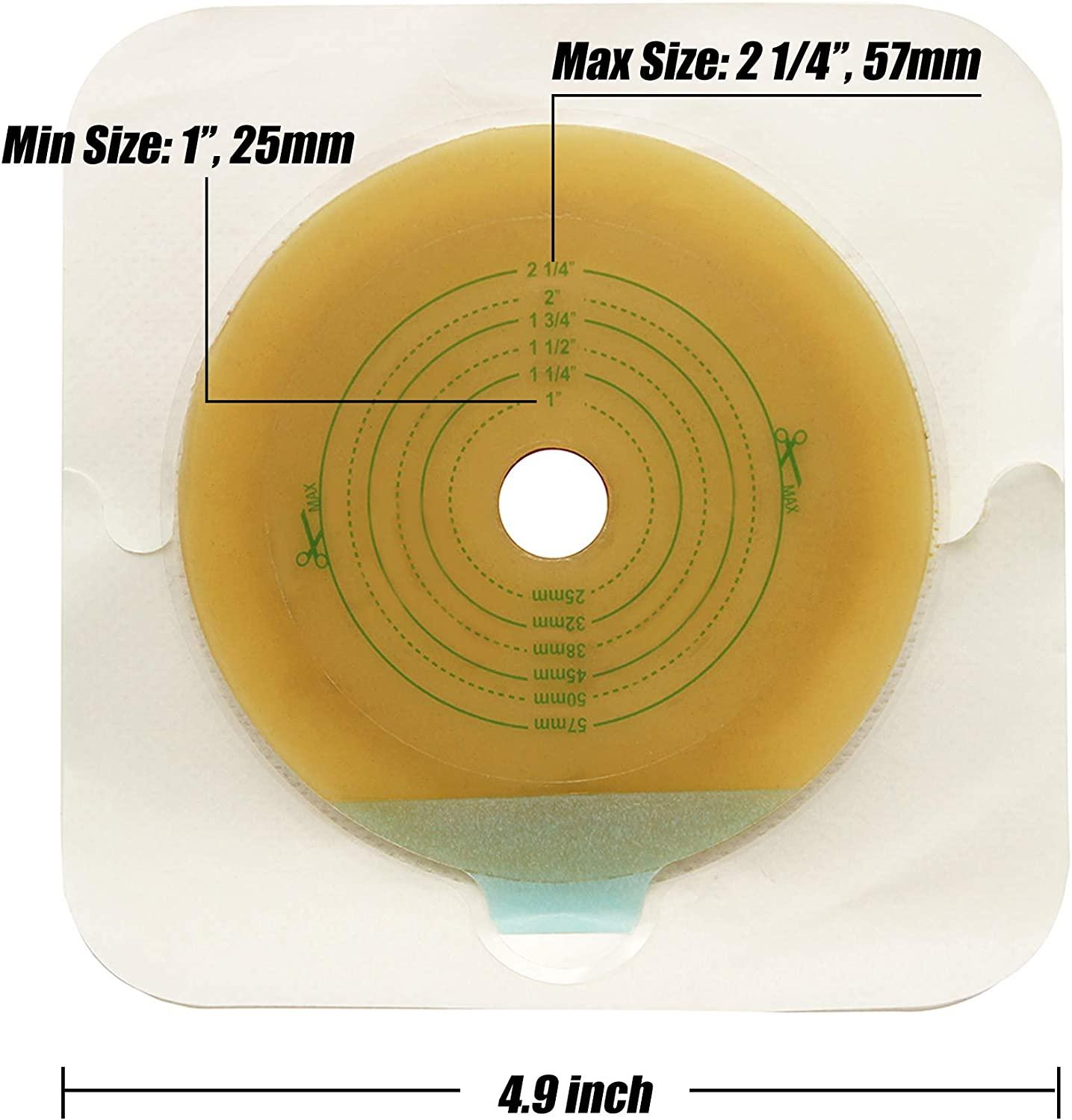 LotFancy 10 Pcs Skin Barrier with Non-Woven Border for Two-Piece ...