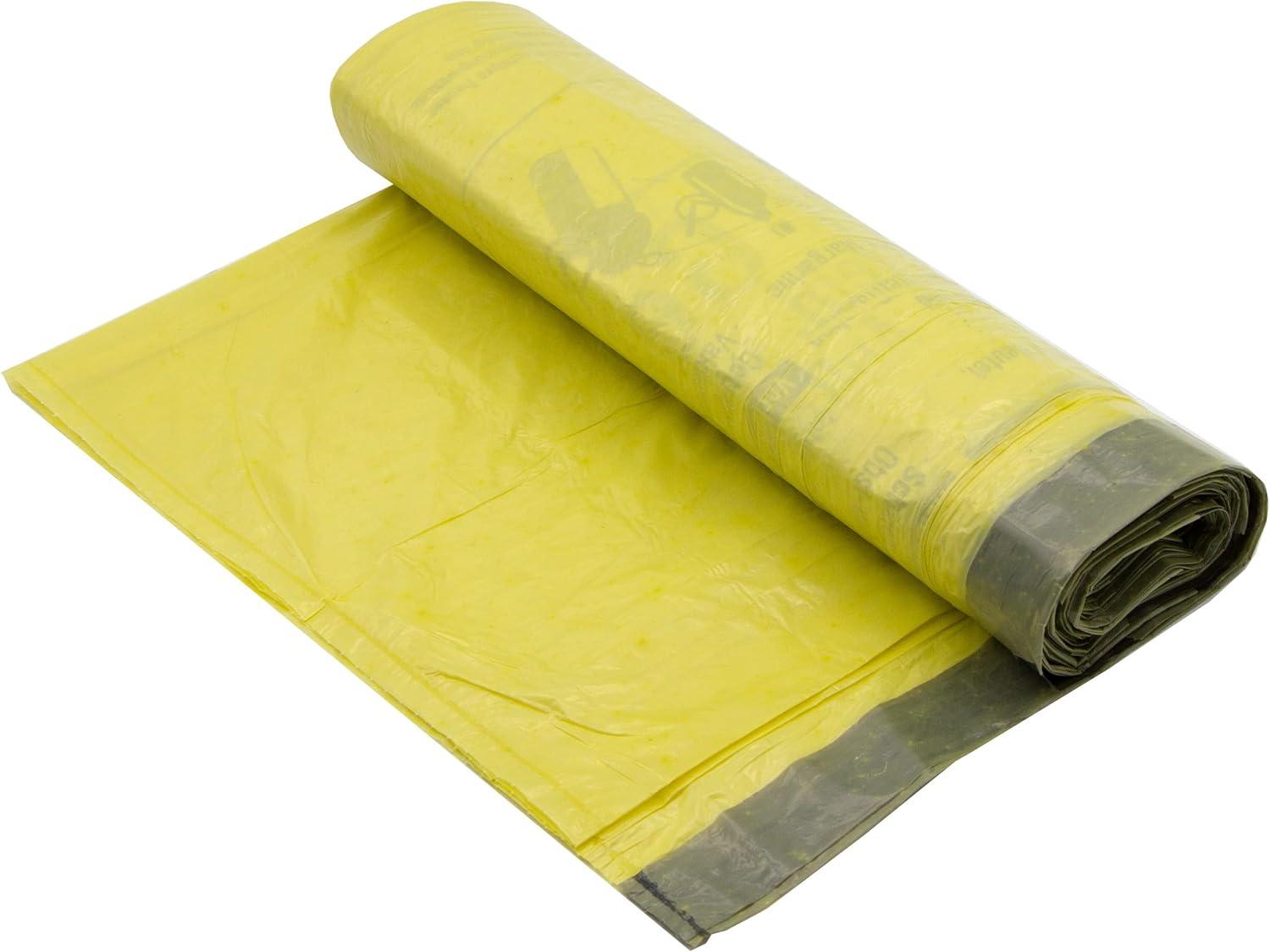 VARIOSAN Yellow Bag 11480 - 130 Pieces 90L Capacity 15 Thickness | Pack ...