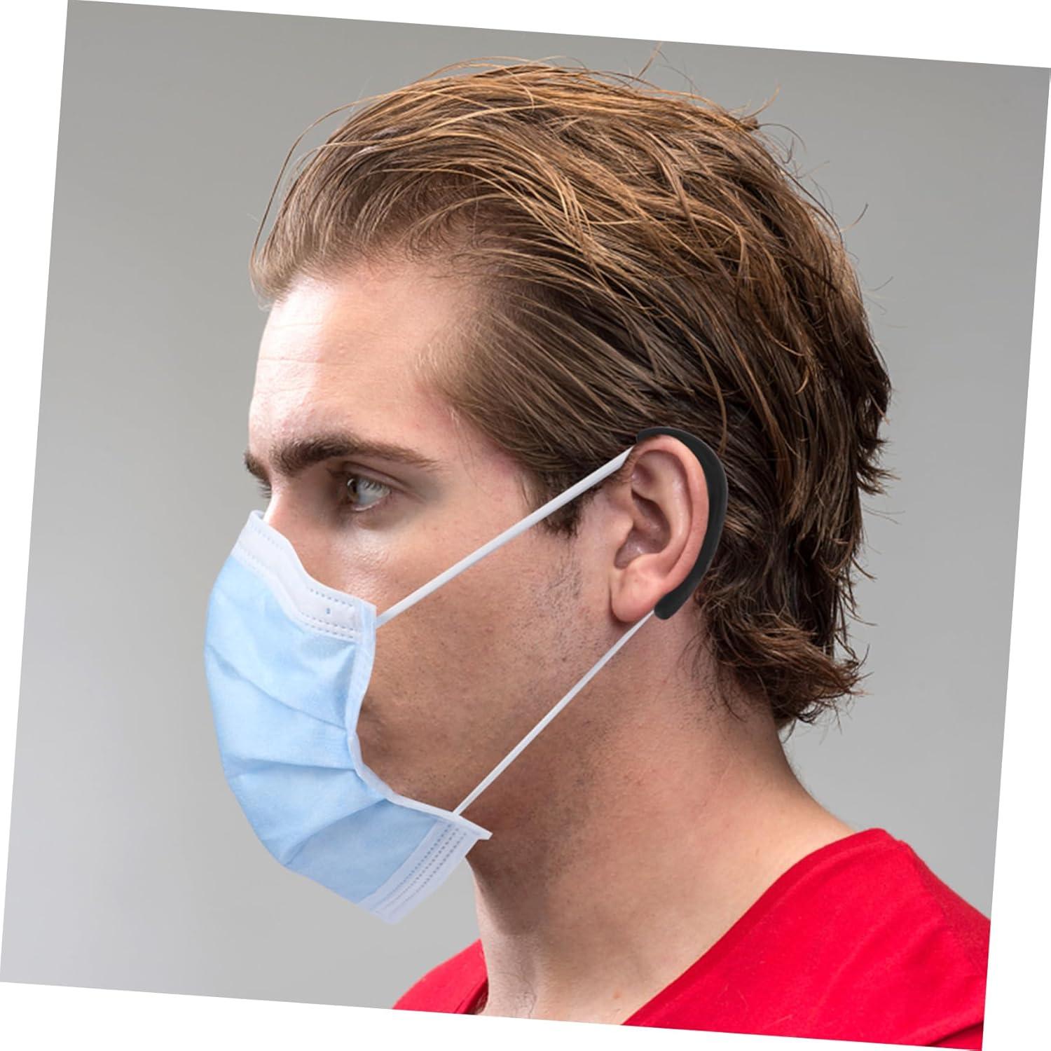 Solustrie 30 Pairs Anti-Snag Ear Bracket Hooks for Children's Face ...