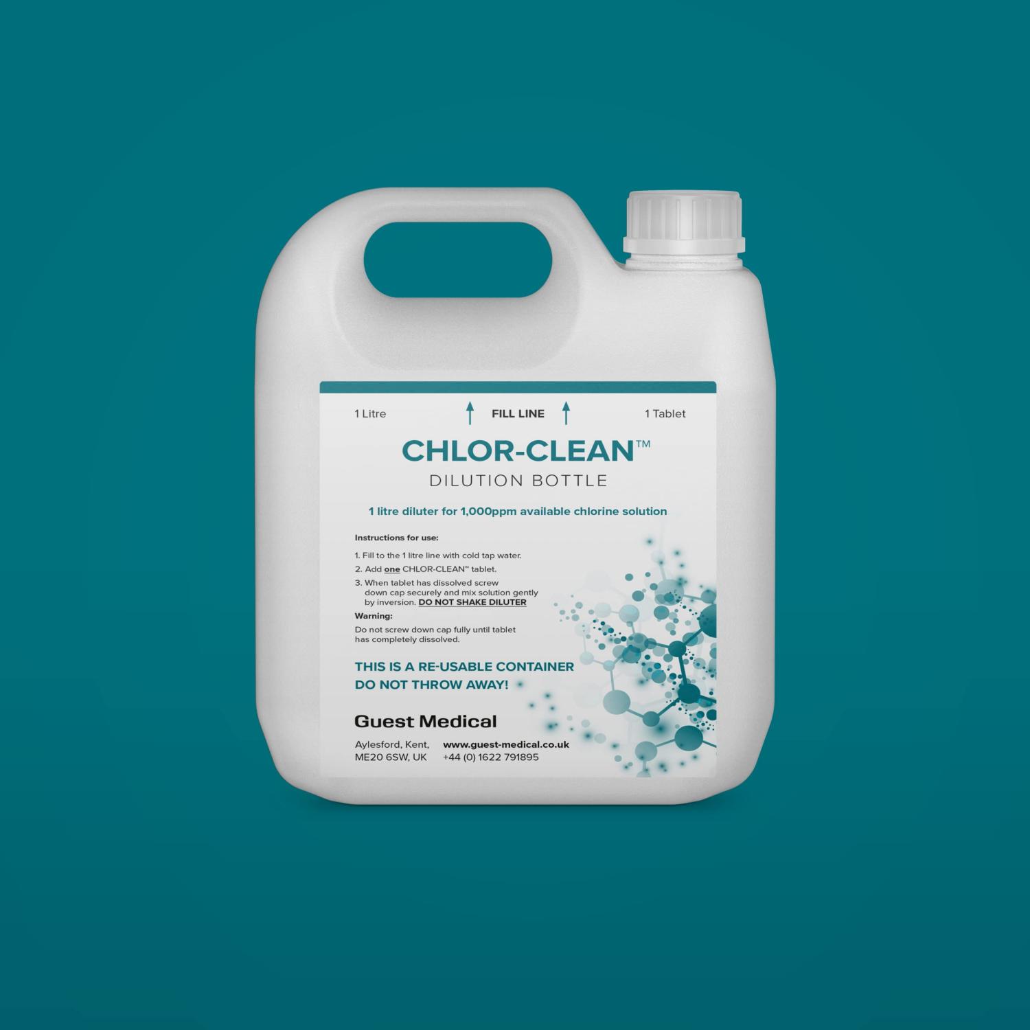 CHLOR-CLEAN Diluter Bottles 1L Diluter Bottle | Buy Now with Express ...