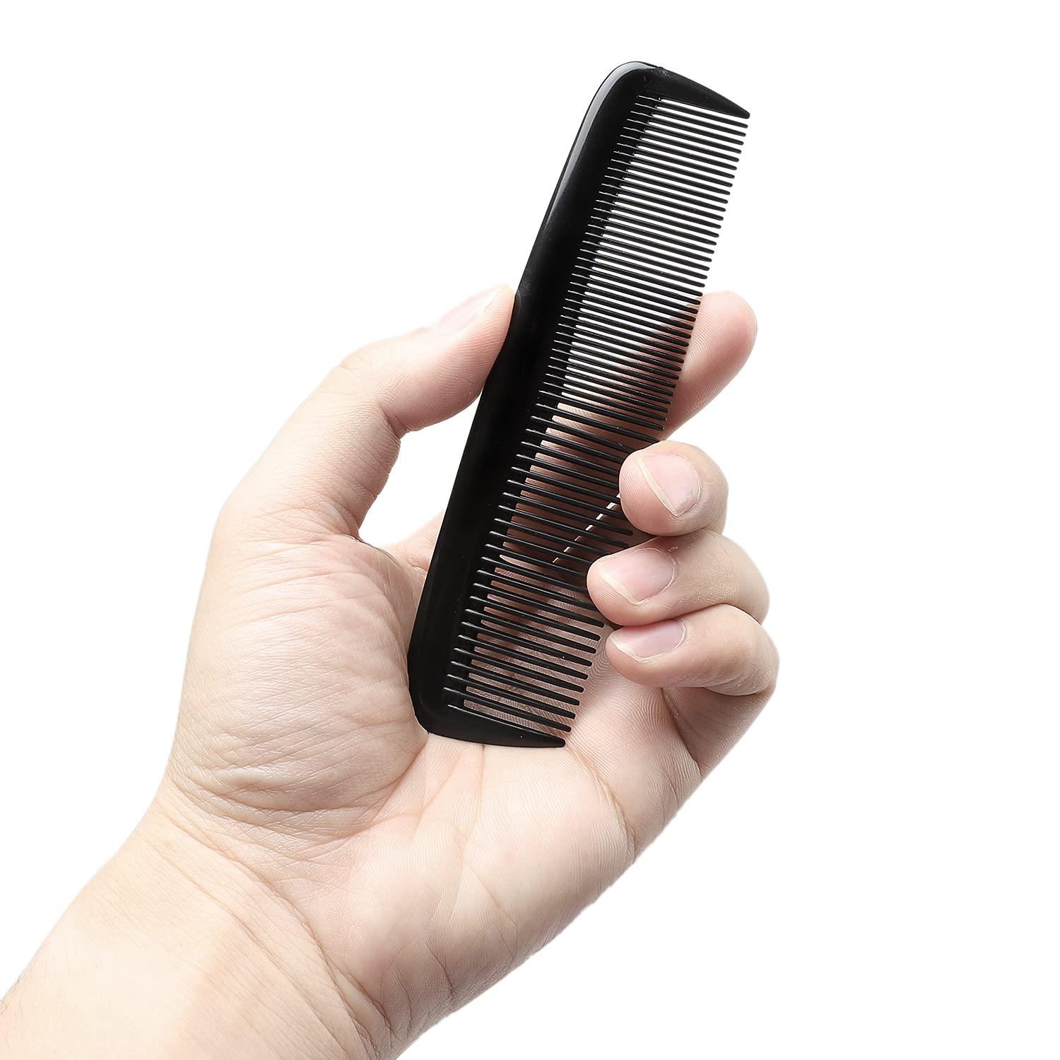 Etercycle 24 Pieces Pocket Hair Combs - Unbreakable Black Comb for All ...