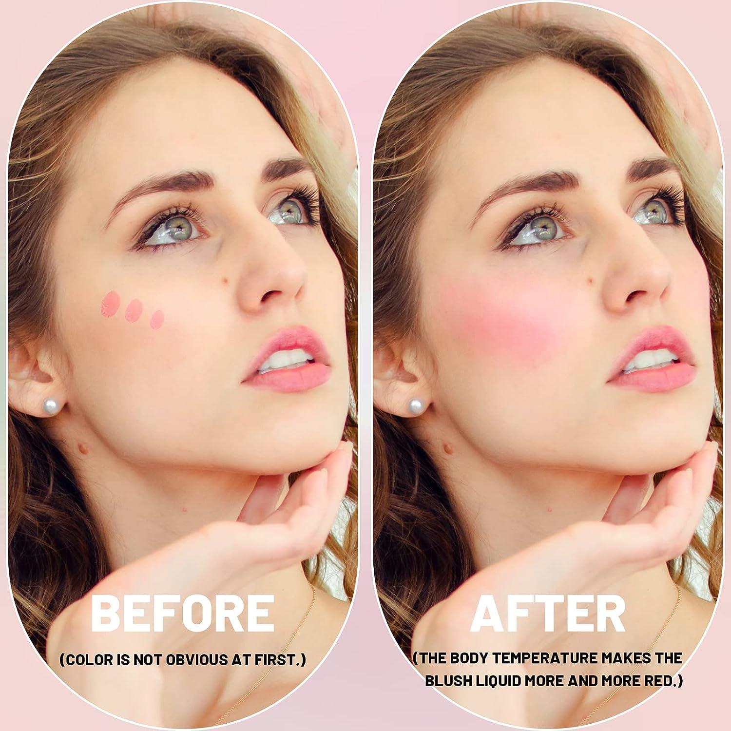 U-Shinein Color Changing Blush Oil Cream - Long Lasting, Waterproof ...