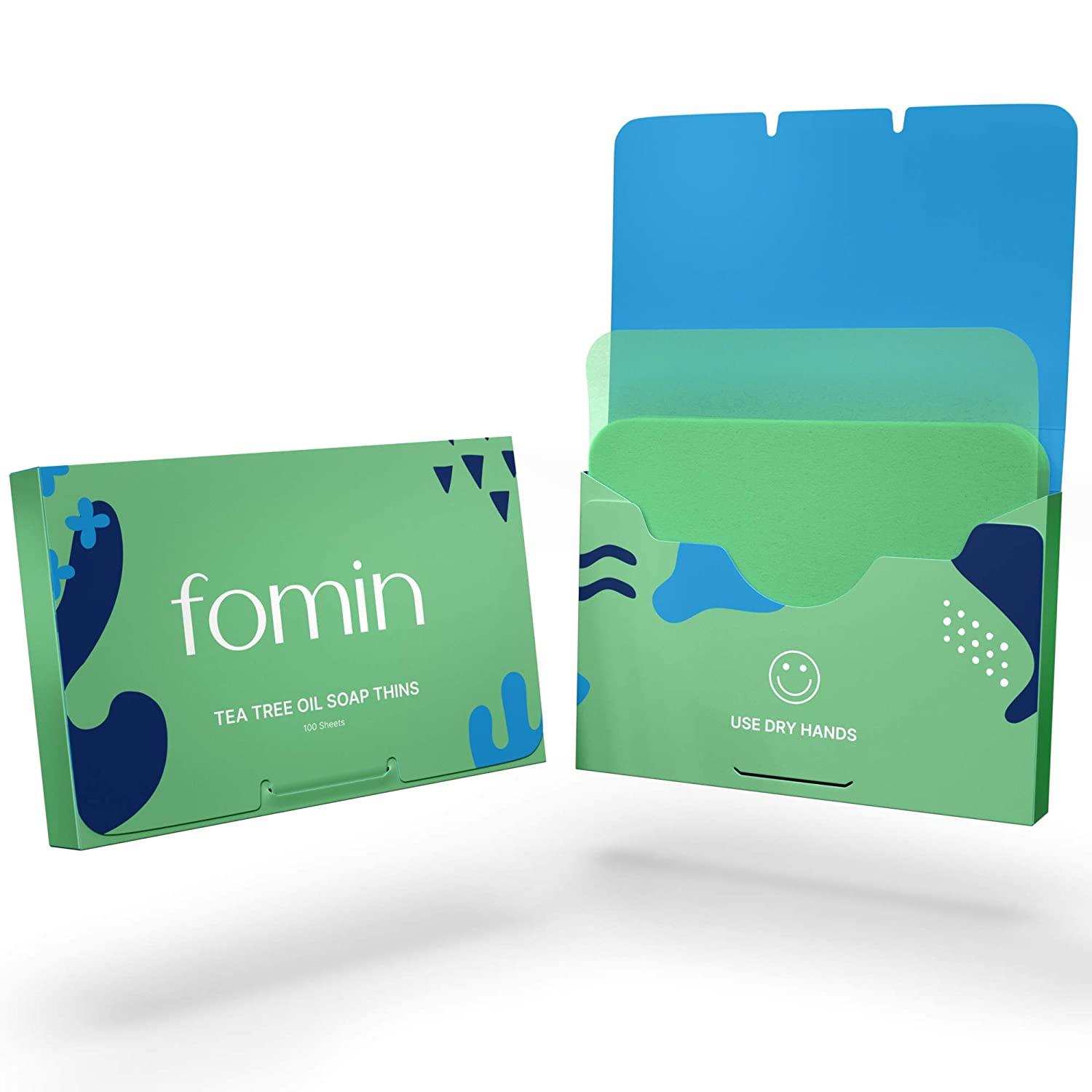 FOMIN Antibacterial Soap Sheets - Portable Travel Soap Variety Pack (3 ...