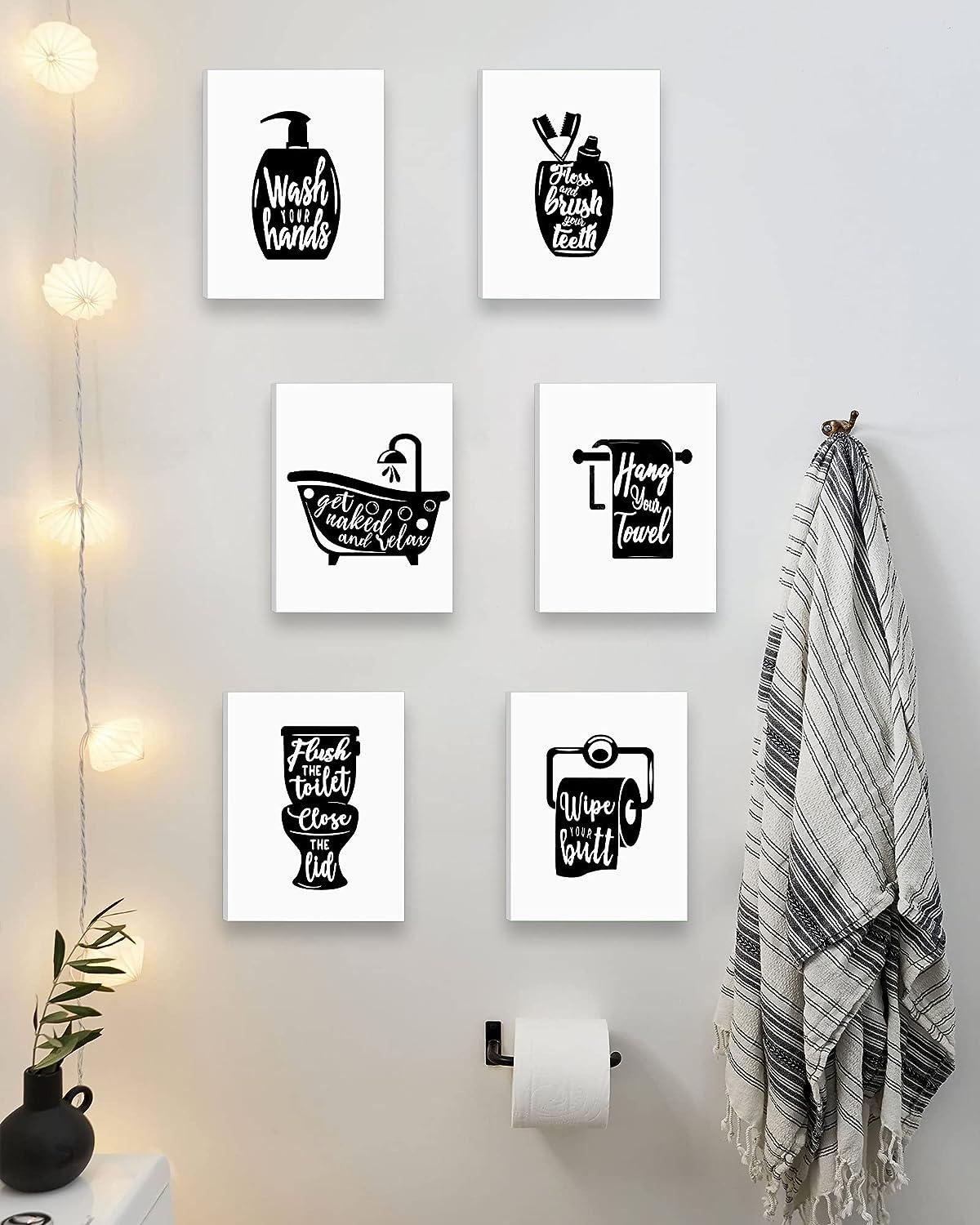 bathroom decor wall