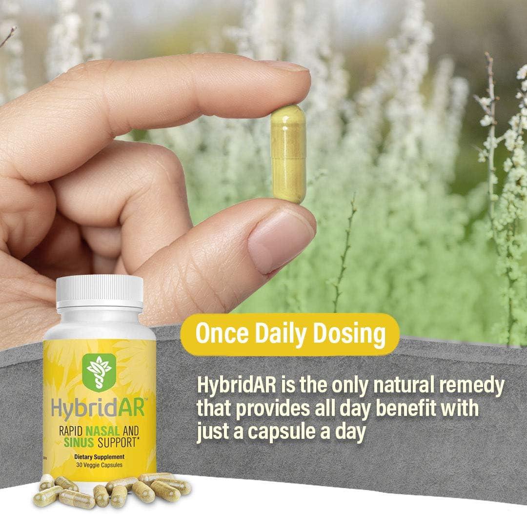 HybridAR Rapid Nasal & Sinus Support - Fast Allergy Relief - Immune ...