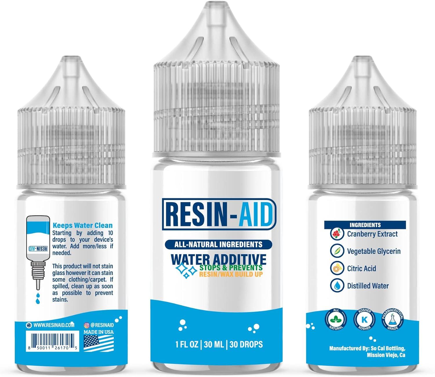 Resin-Aid Water Additive | All-Natural Resin Preventer - Treats Up to ...