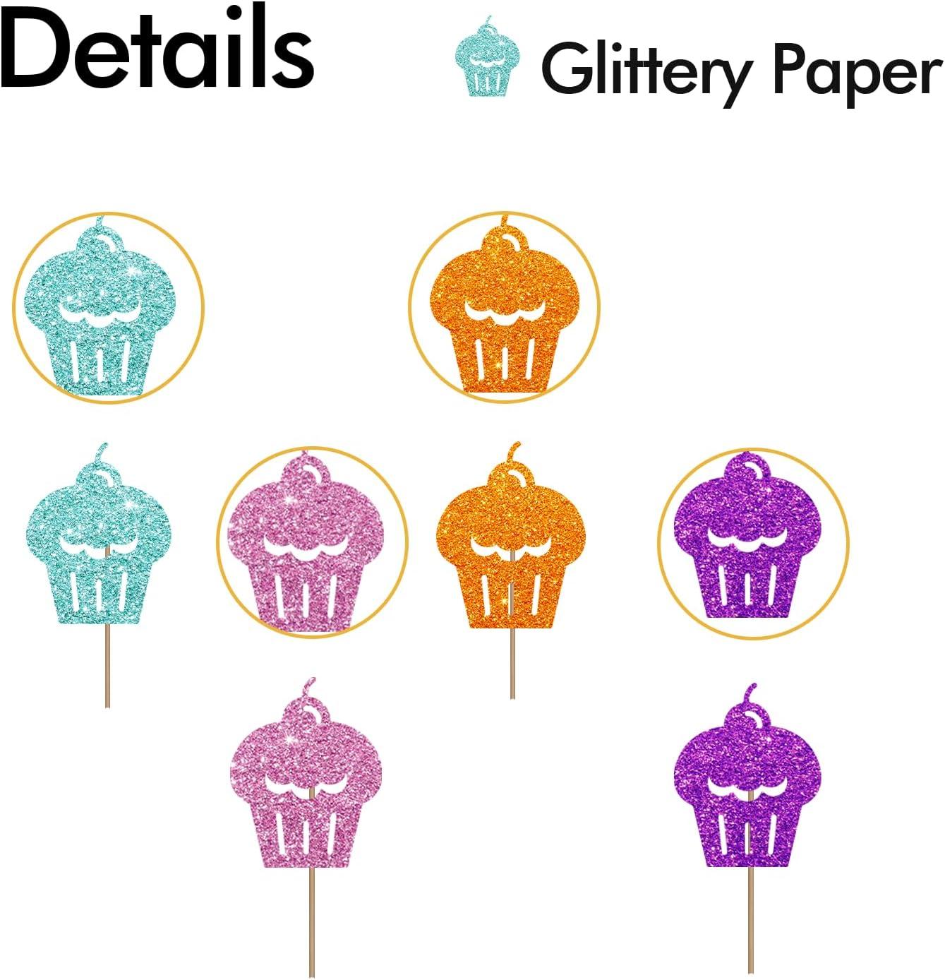 Sweet One Cupcake Toppers Two Sweet Birthday Cupcake Toppers Ice-cream ...