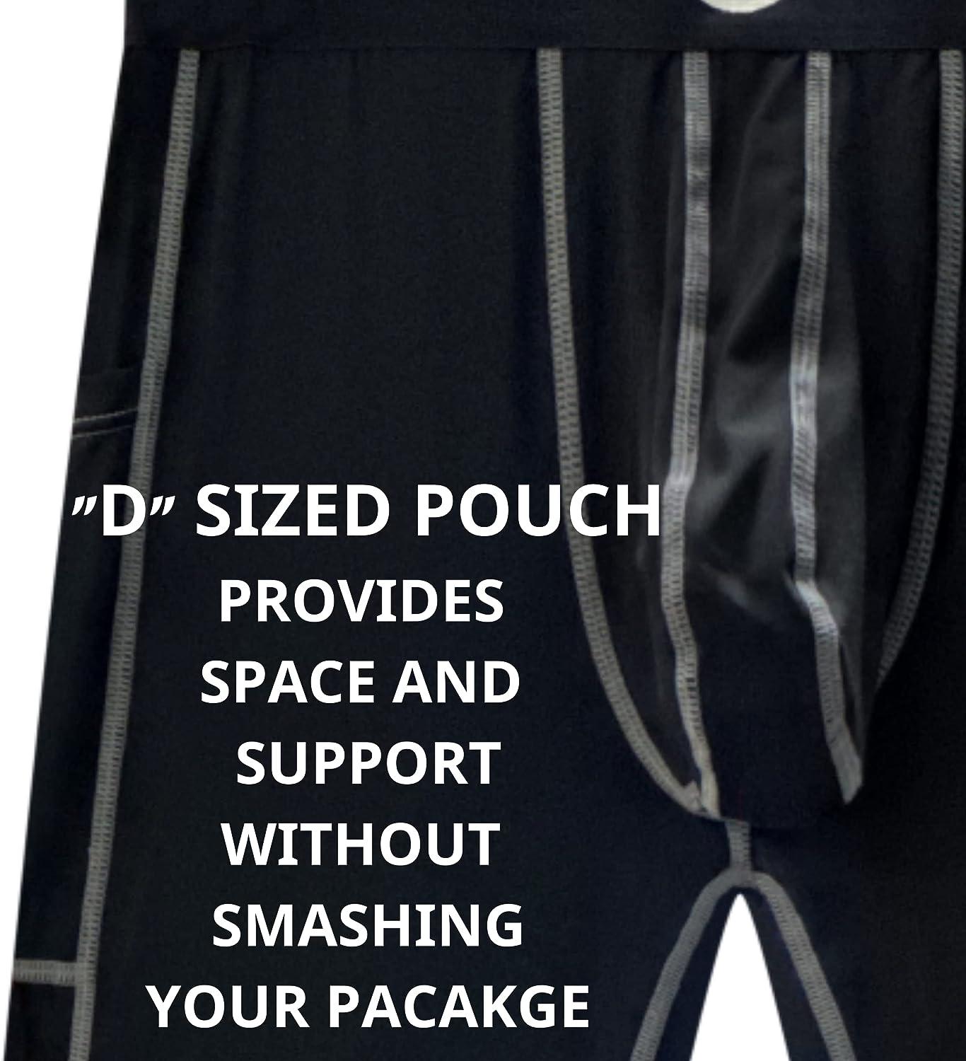 Men's D Pouch Compression Pants | Leggings Yoga Tights Base Layer ...