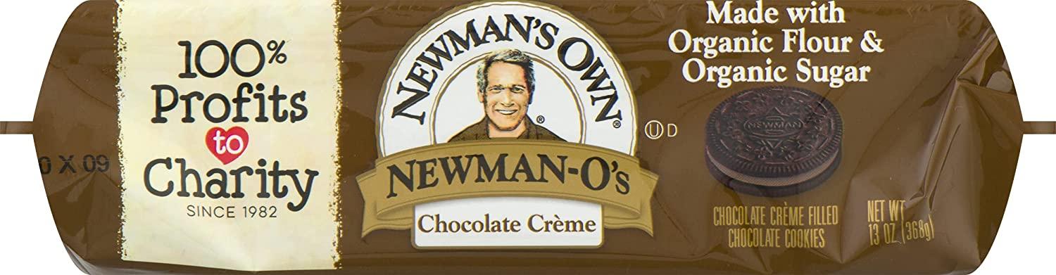 Newman's Own Newman-O's Chocolate Creme Filled Cookies 13oz (Pack of 6 ...