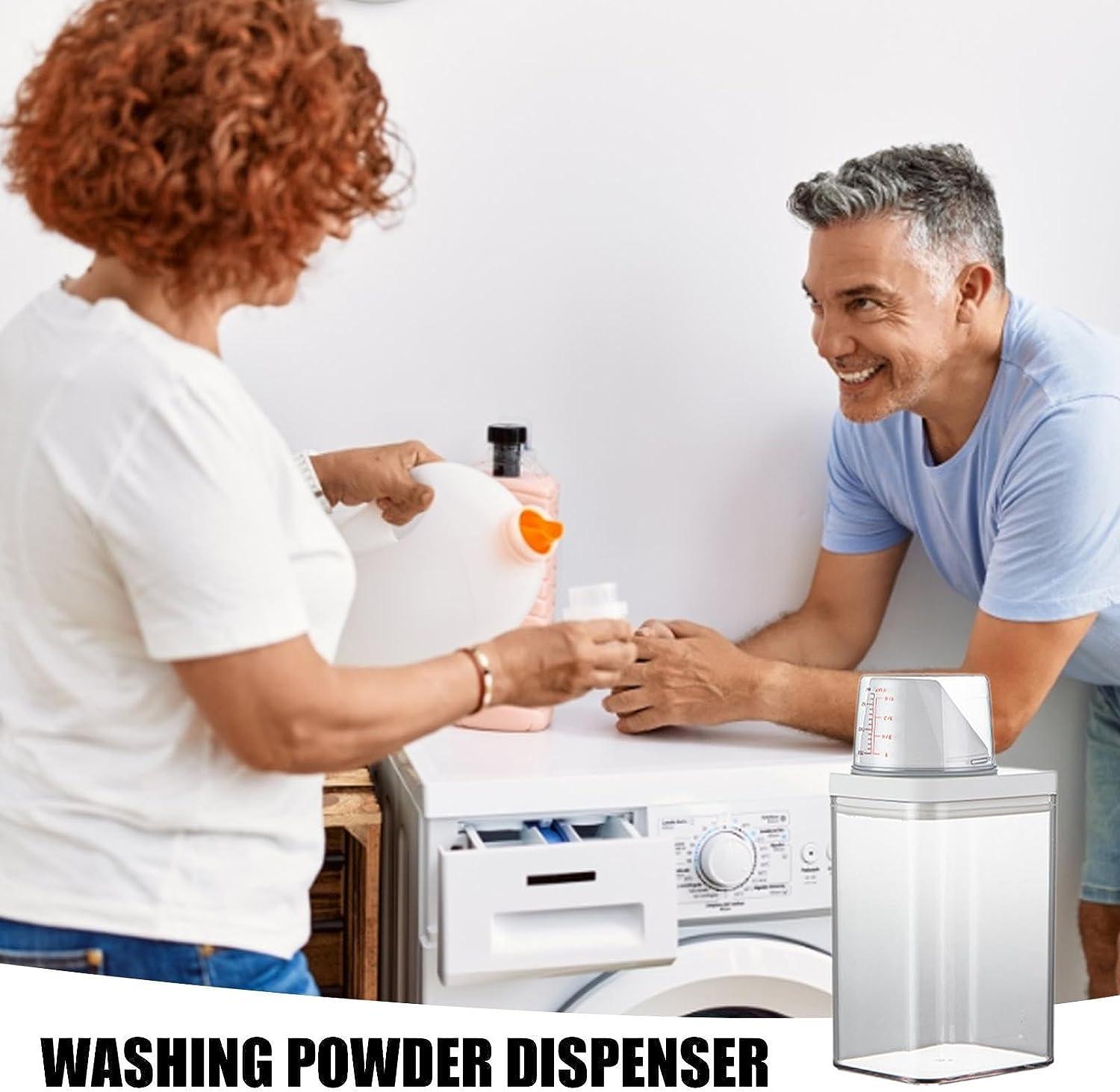 Fovolat Laundry Detergent Dispenser Washing Powder Storage Detergent ...