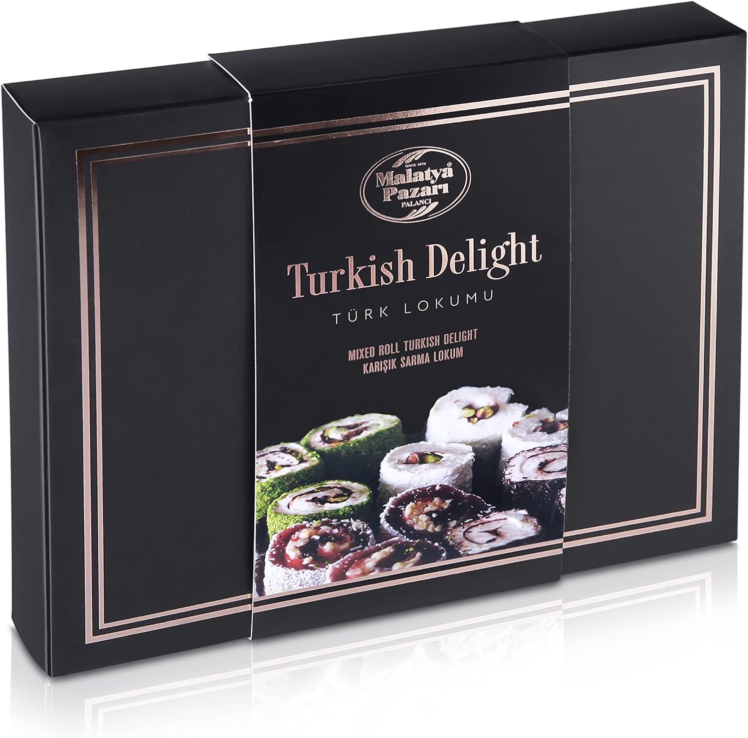 Palanci | Sweets Turkish Delight Rolled Lokum 400 gr. | Sweet hamper ...