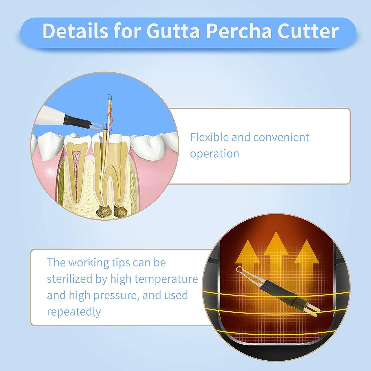 Gutta Percha Point Cutter Set with Heated Pen - Dental Endo Obturation ...