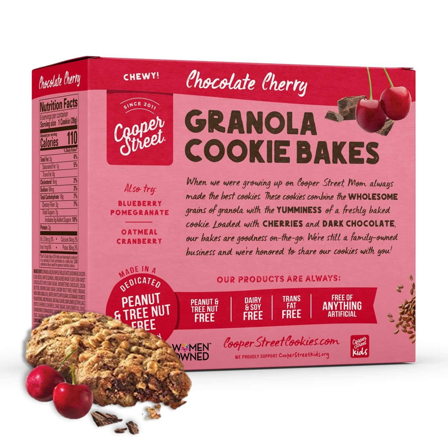 Cooper Street Cookies Chewy Granola Bakes Chocolate Cherry 48 Count ...