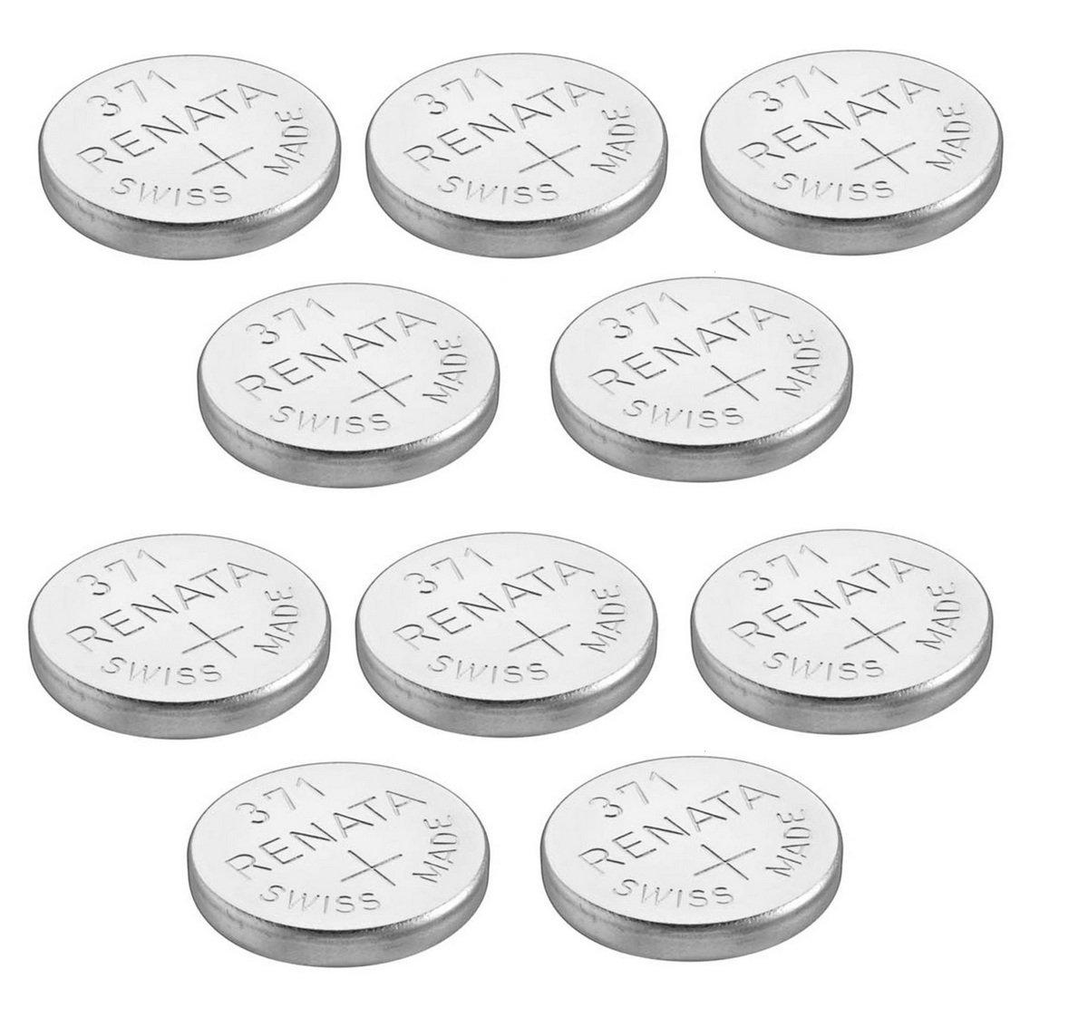 Buy Swiss Made Renata Watch Battery 371/SR 920 SW - Pack of 10 ...