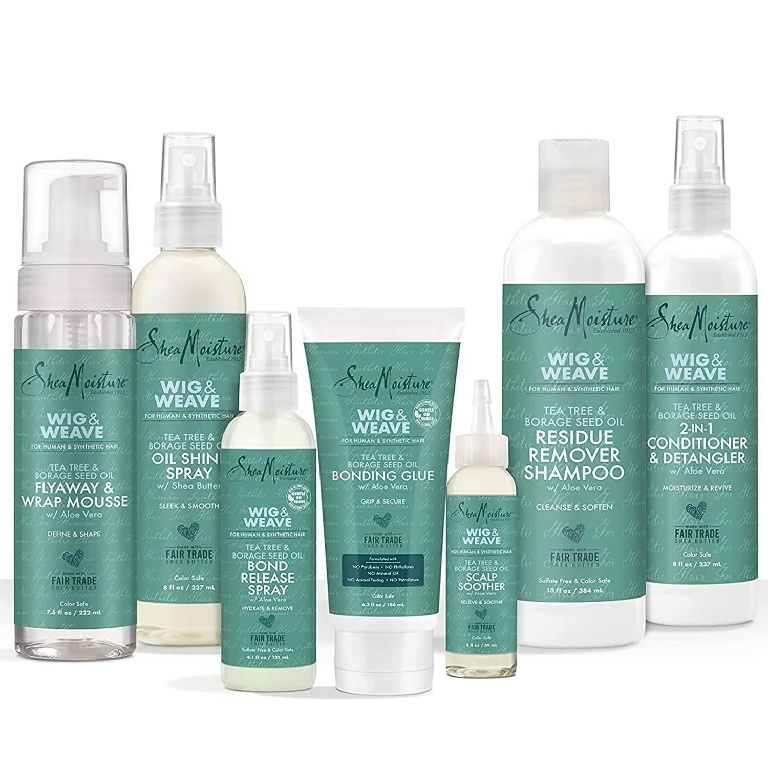 Shea Moisture 2-in-1 Leave-In Conditioner & Detangler for Wigs & Weaves ...