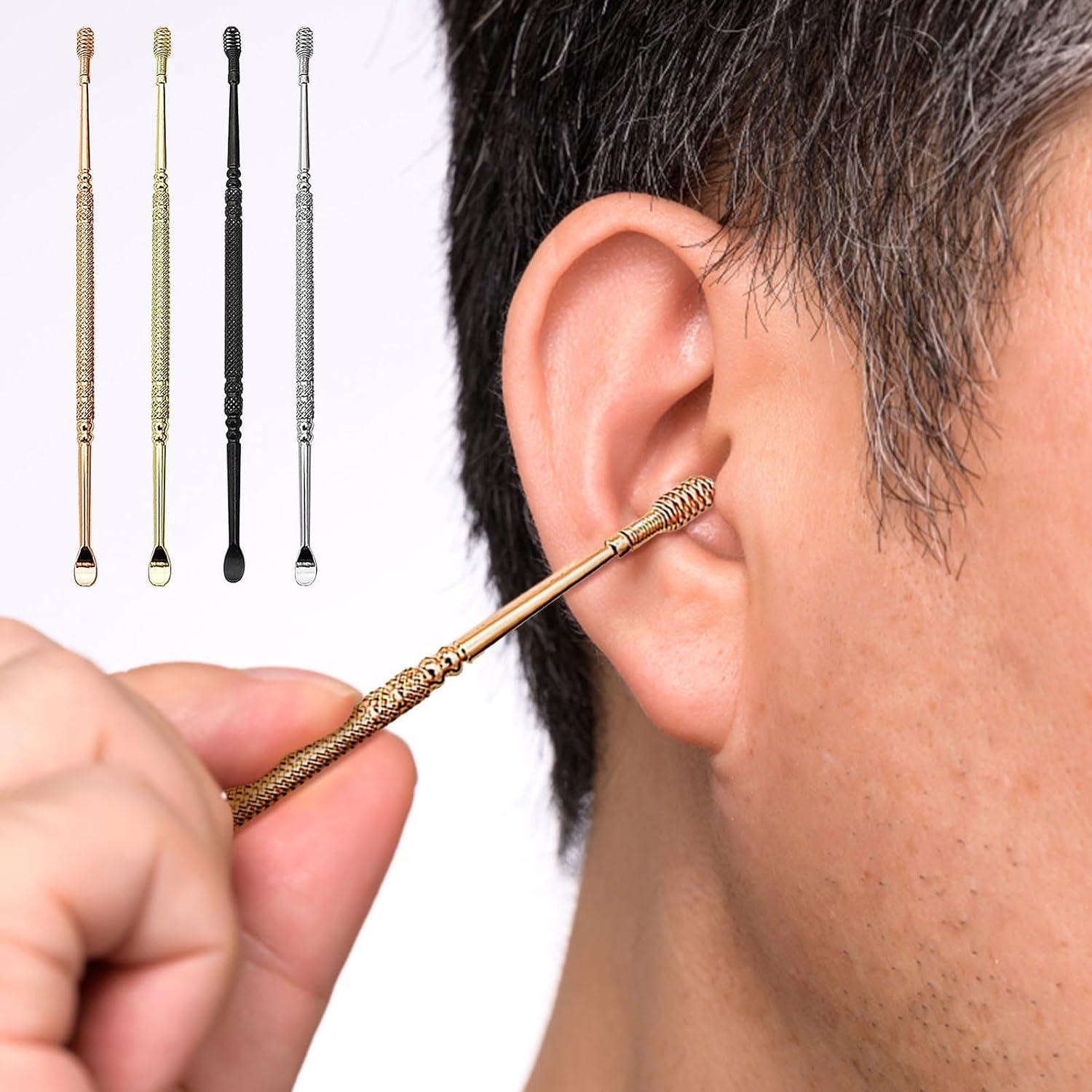 2023 New Rose Gold Ear Wax Removal Spiral Cleaner Set - Double Ended ...