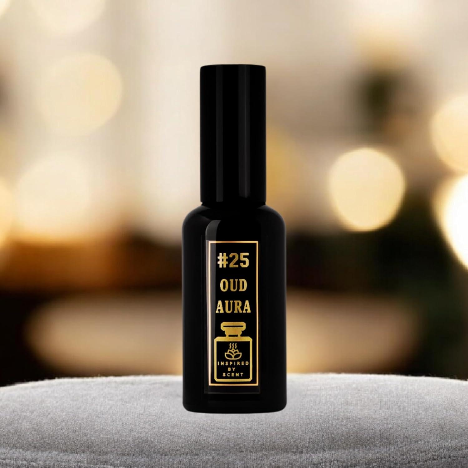#25 Oud Aura - 30ml Parfum Exotic Blend of Rich Oud Warm Spices and Earthy Woods Long-lasting ...
