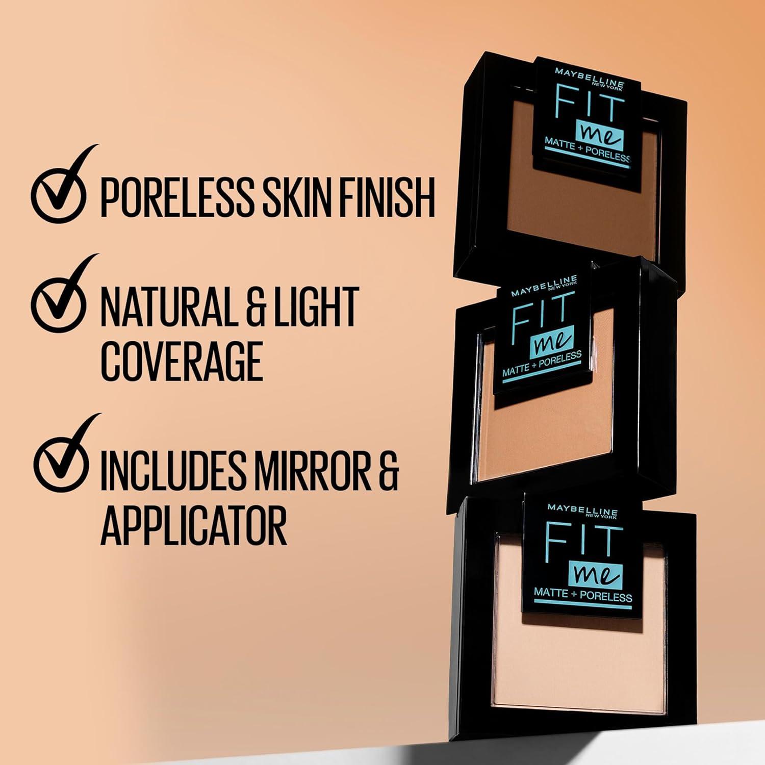 Maybelline Fit Me Matte and Poreless Powder Translucent 9 g - Pack of 1 ...