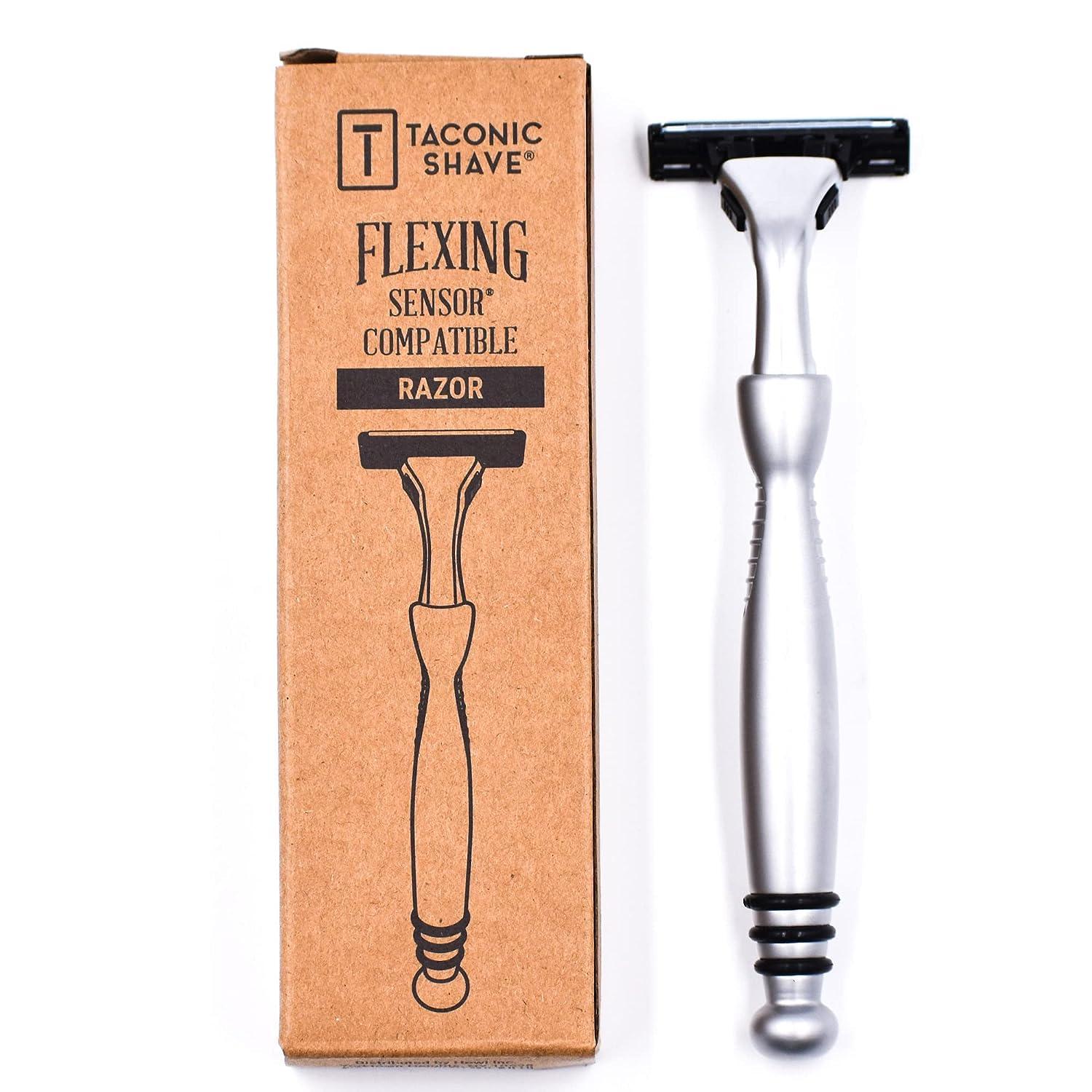 Taconic Shave Heavyweight Triple Blade Razor Compatible with Gillette ...