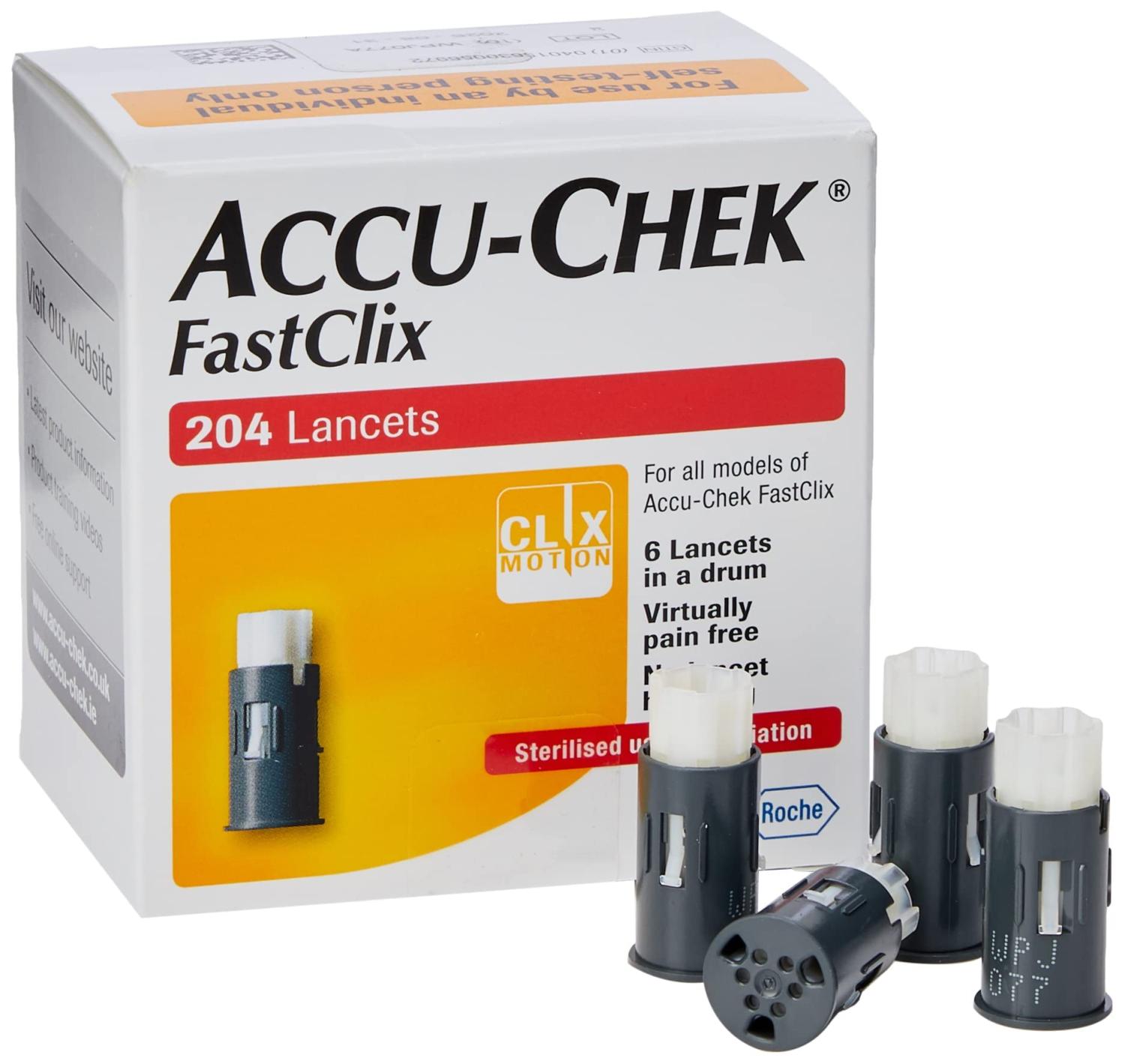 ACCU-CHEK FASTCLIX 200+4 STERILE LANCETS | Buy Now with Express ...