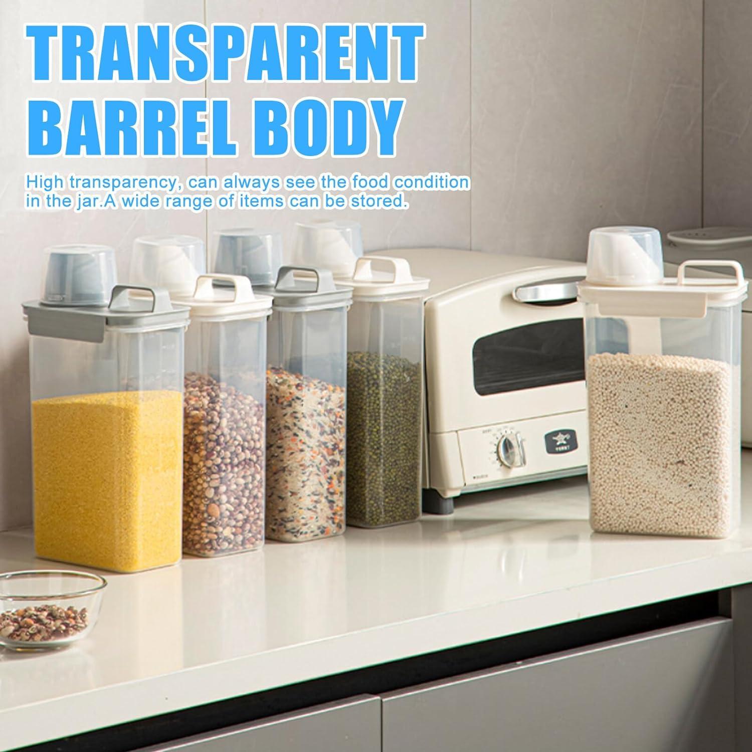 Airtight Detergent Detergent Dispenser Washing Powder Container with ...