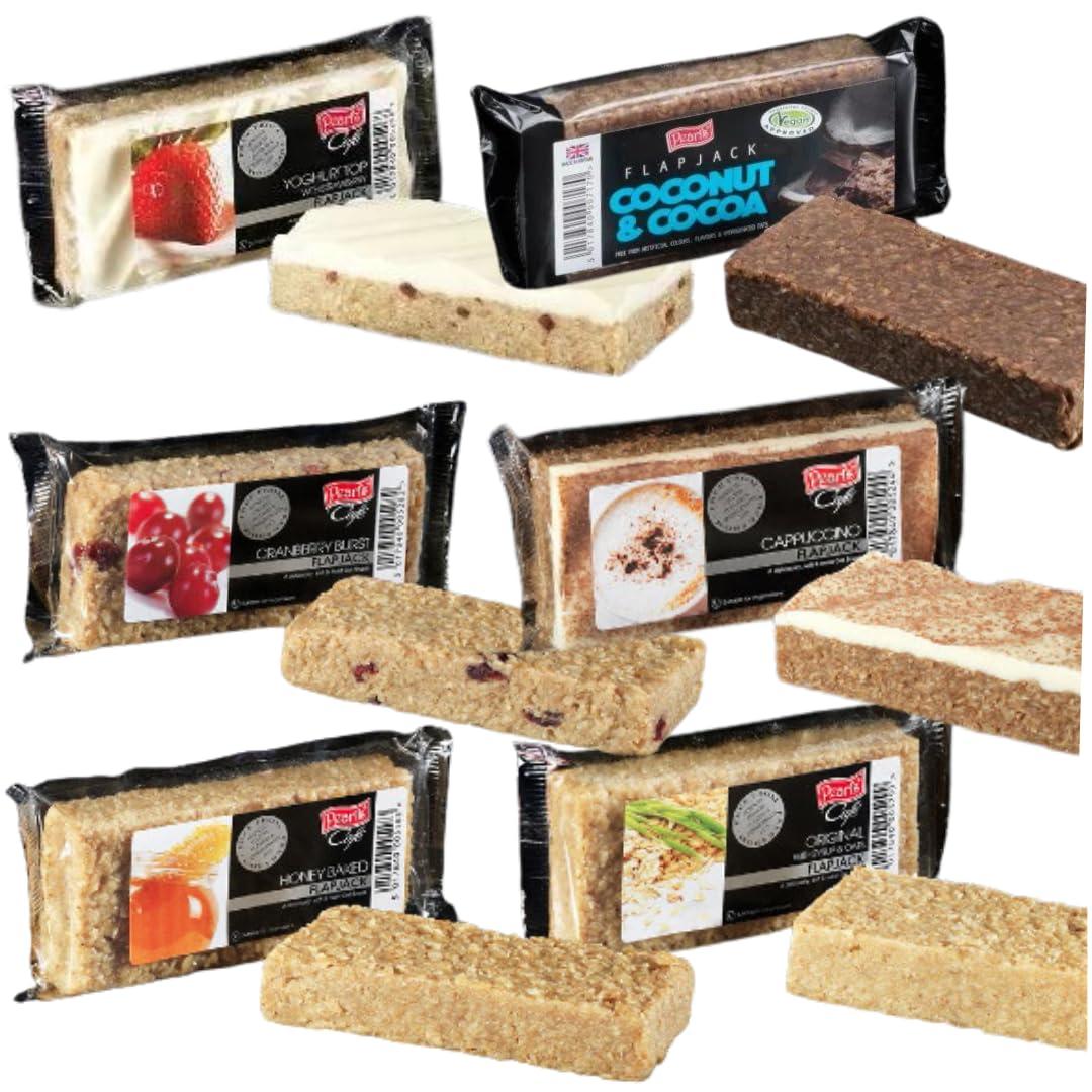 Flapjack Bundle With Pearl's Flapjacks Yoghurt & Strawberry Coconut ...
