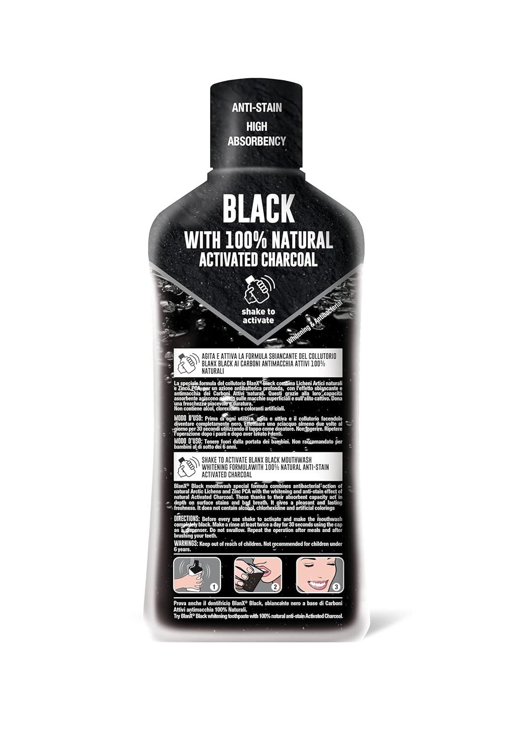 White Shock Mouthwash 500 ml - Fresh Breath & Teeth Whitening ...