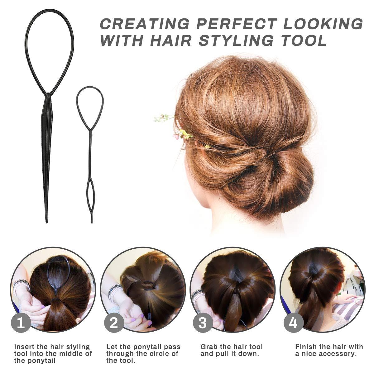 40 Pcs Hair Styling Kit Set - DIY Fashion Hair Accessories for Women ...