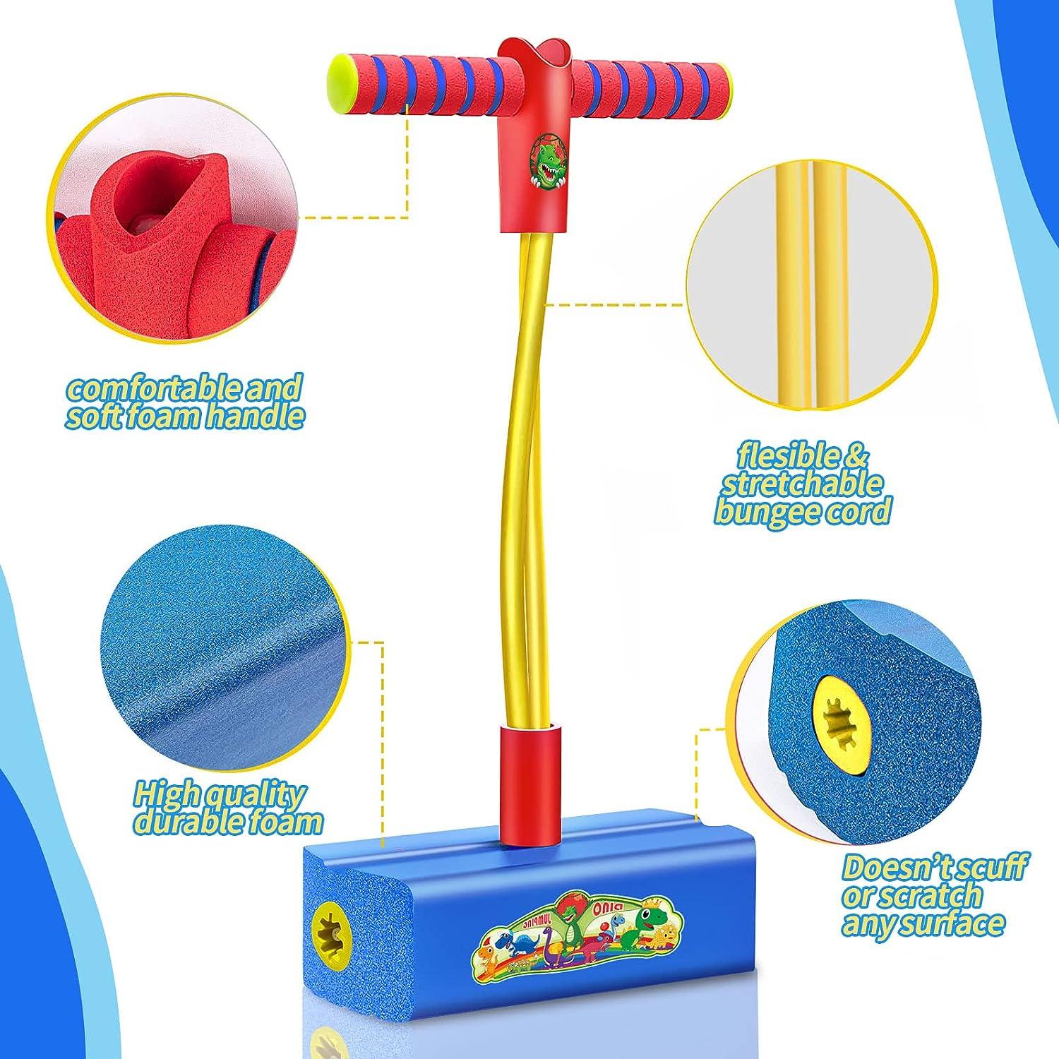 Foam Pogo Jumper & Bouncing Pogo Ball Stick - Fun and Safe Kids' Toy ...
