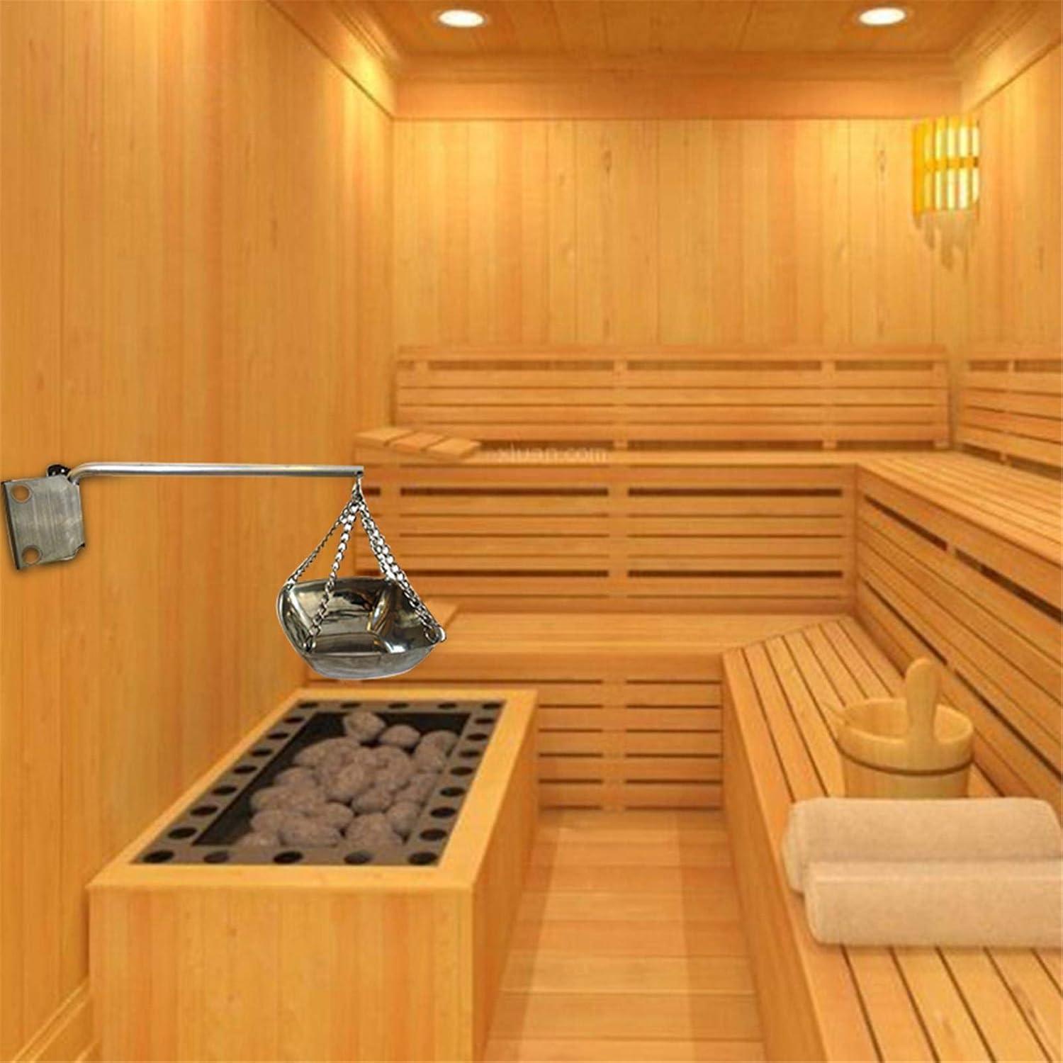 Premium 5-Piece Sauna Accessories Set - 7L Bucket Scoop Hourglass ...