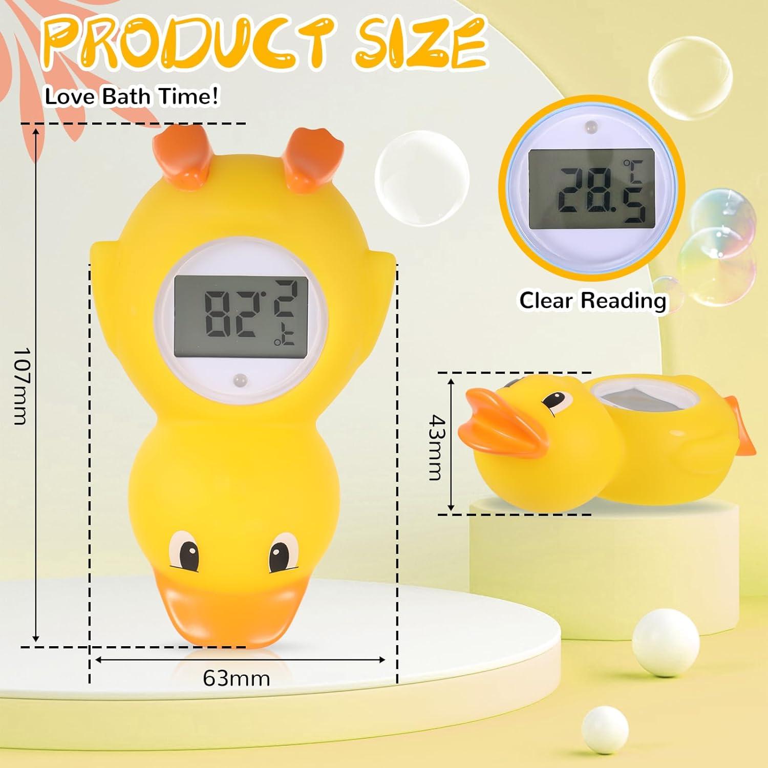 Baby Bath Thermometer - Digital Water LCD Thermometer for Newborns ...