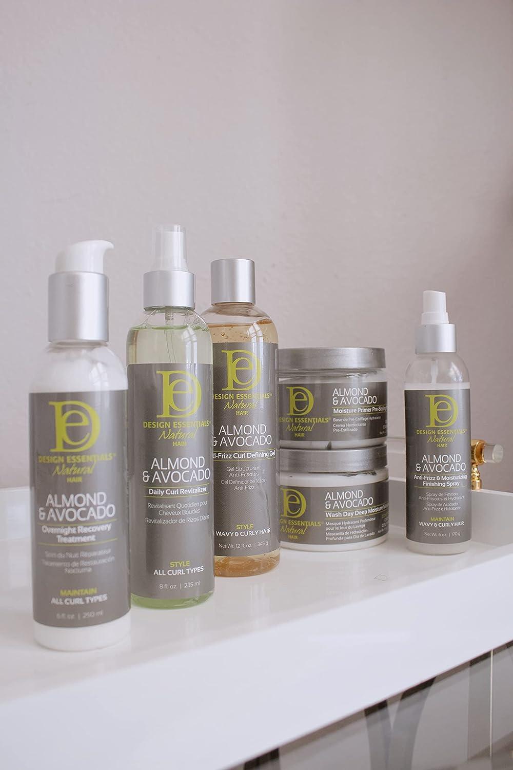 Design Essentials Almond & Avocado Anti-Frizz Curl Defining Gel - 12 Fl ...