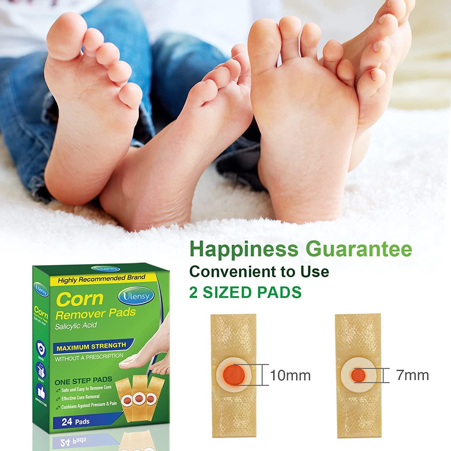 24 Pack Corn Removers for Feet - Large and Small Size Toe Corn Callus ...