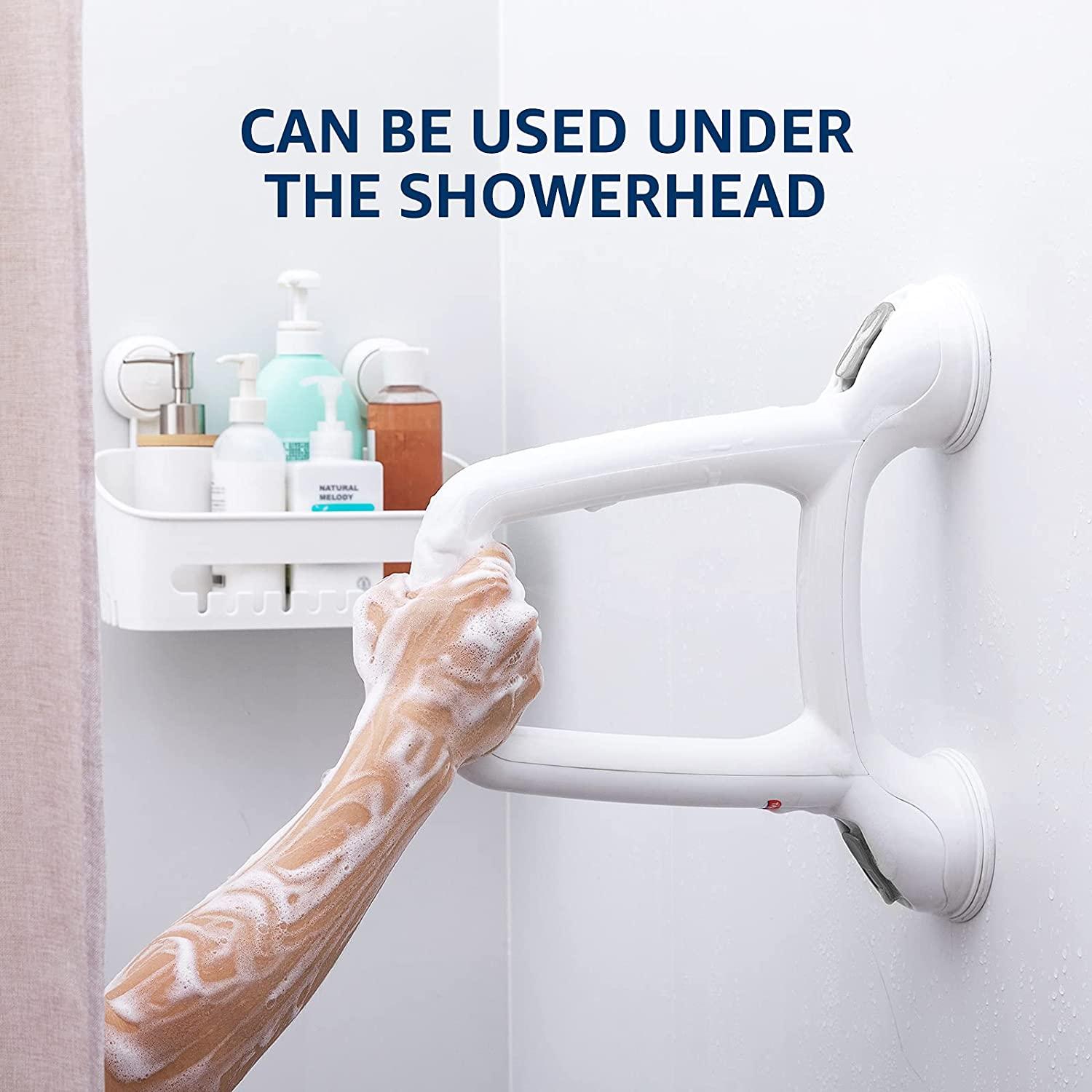 TAILI Suction Shower Grab Bar - Strong Hold for Elderly & Handicap - No ...