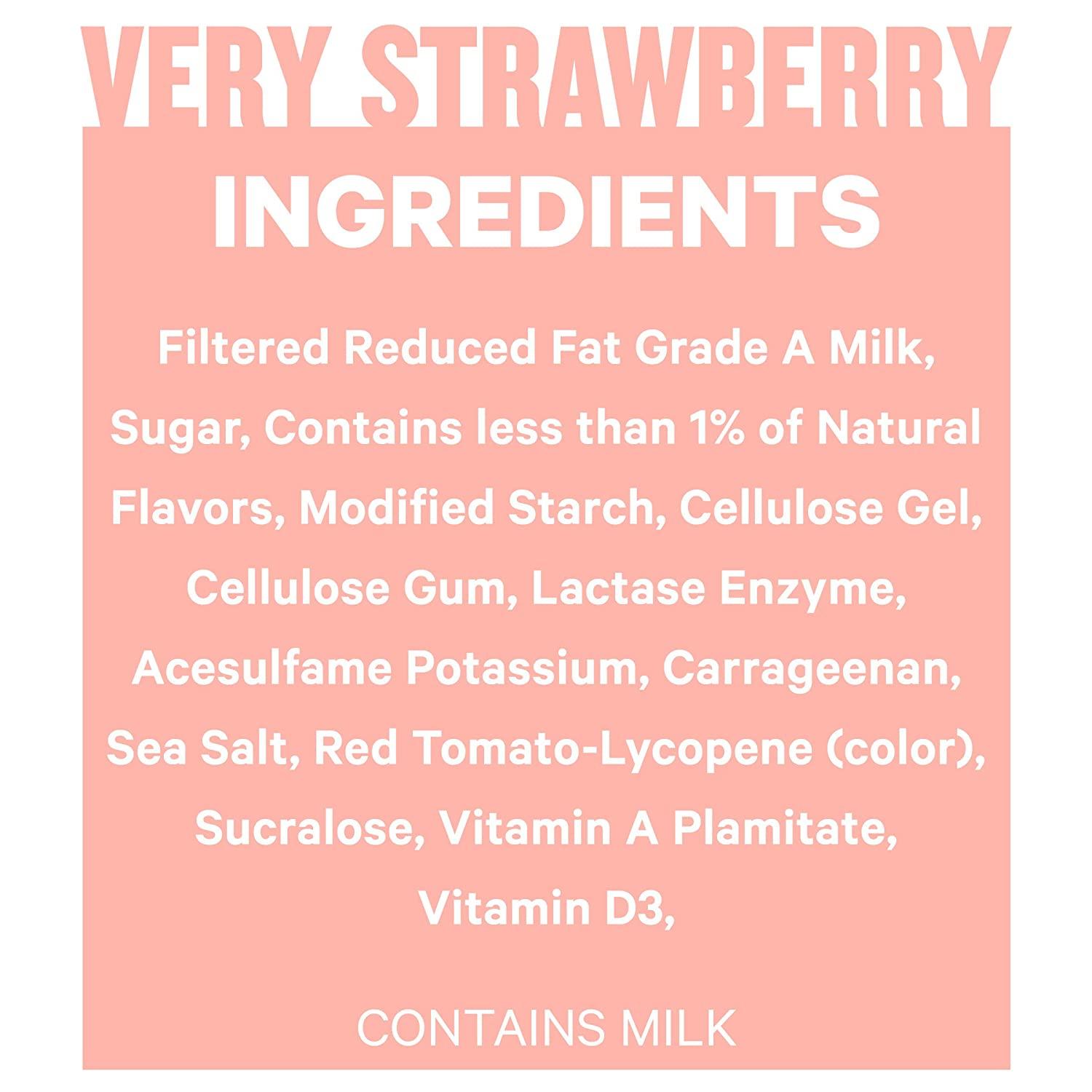 fairlife YUP! Low Fat Ultra-Filtered Strawberry Milk 14 Fl Oz (Pack of 12)