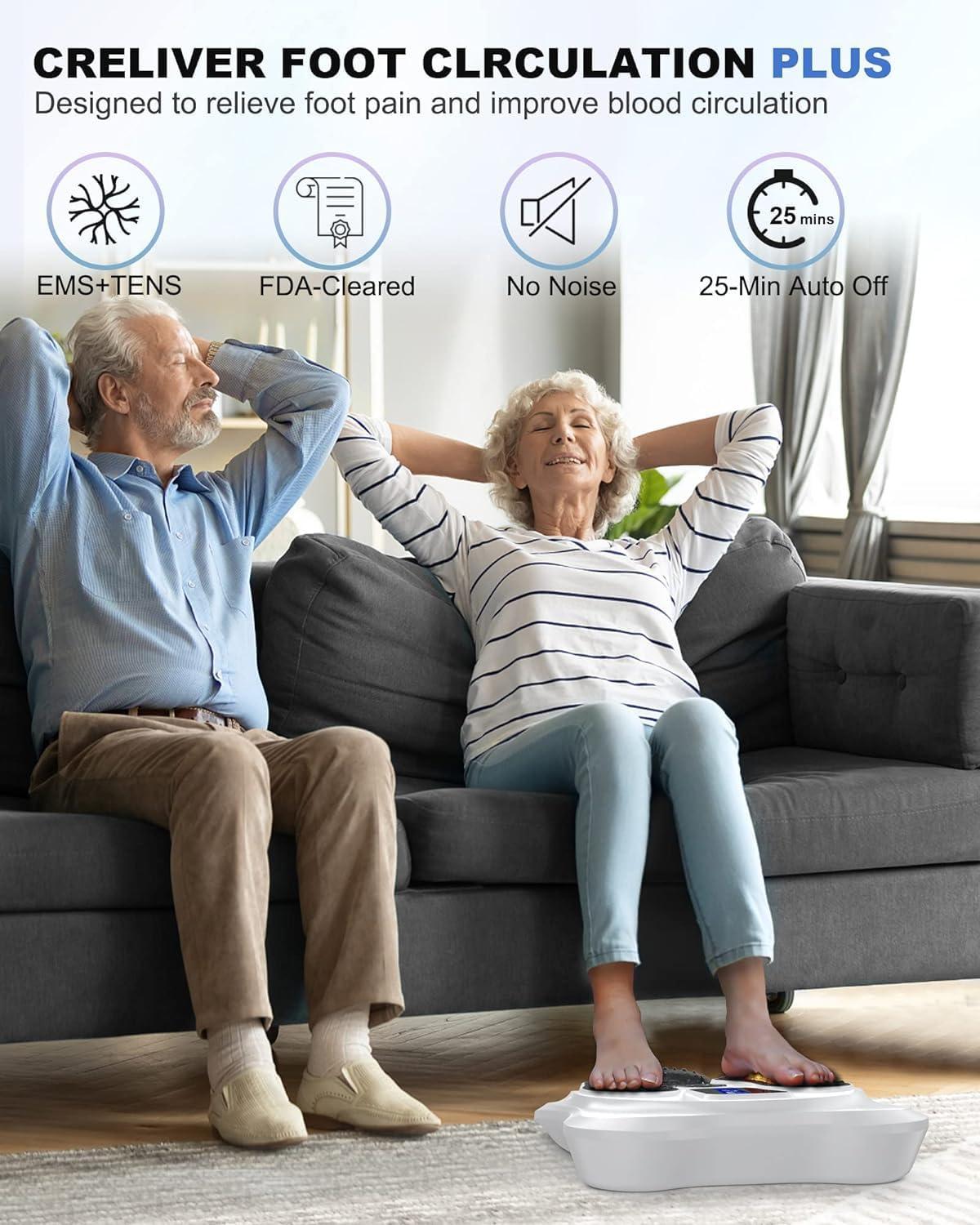 Creliver Medic Circulatory Stimulator for Legs - EMS & TENS Device for ...