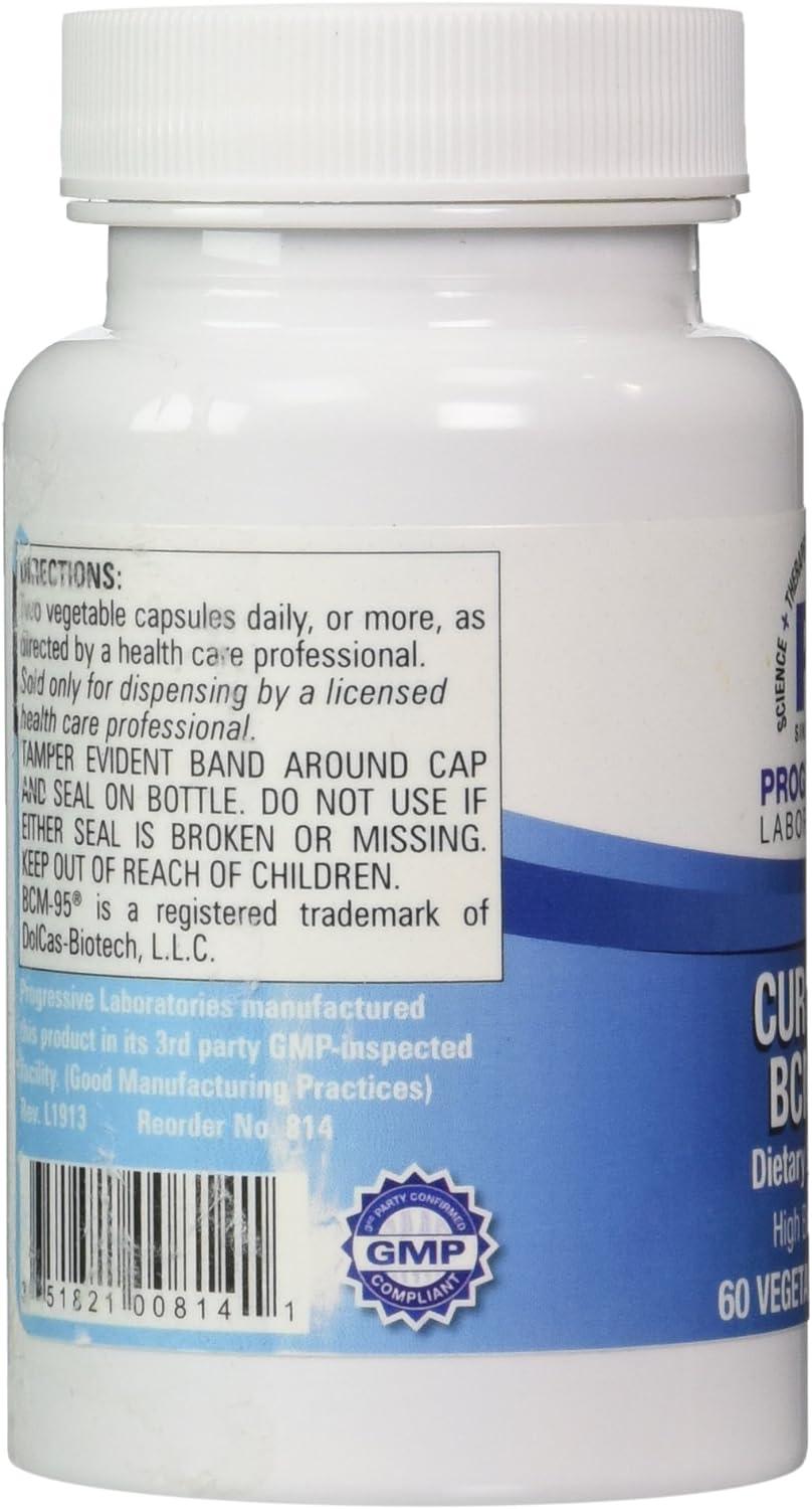 Progressive Labs Curcumin BCM-95 60 Vcaps - Health & Beauty Supplement ...