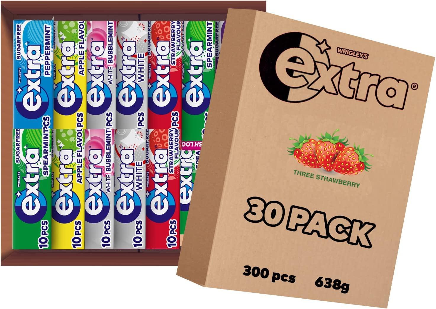 Extra Chewing Gum Variety Pack Bundle Sugar Free Selection Bulk Box ...