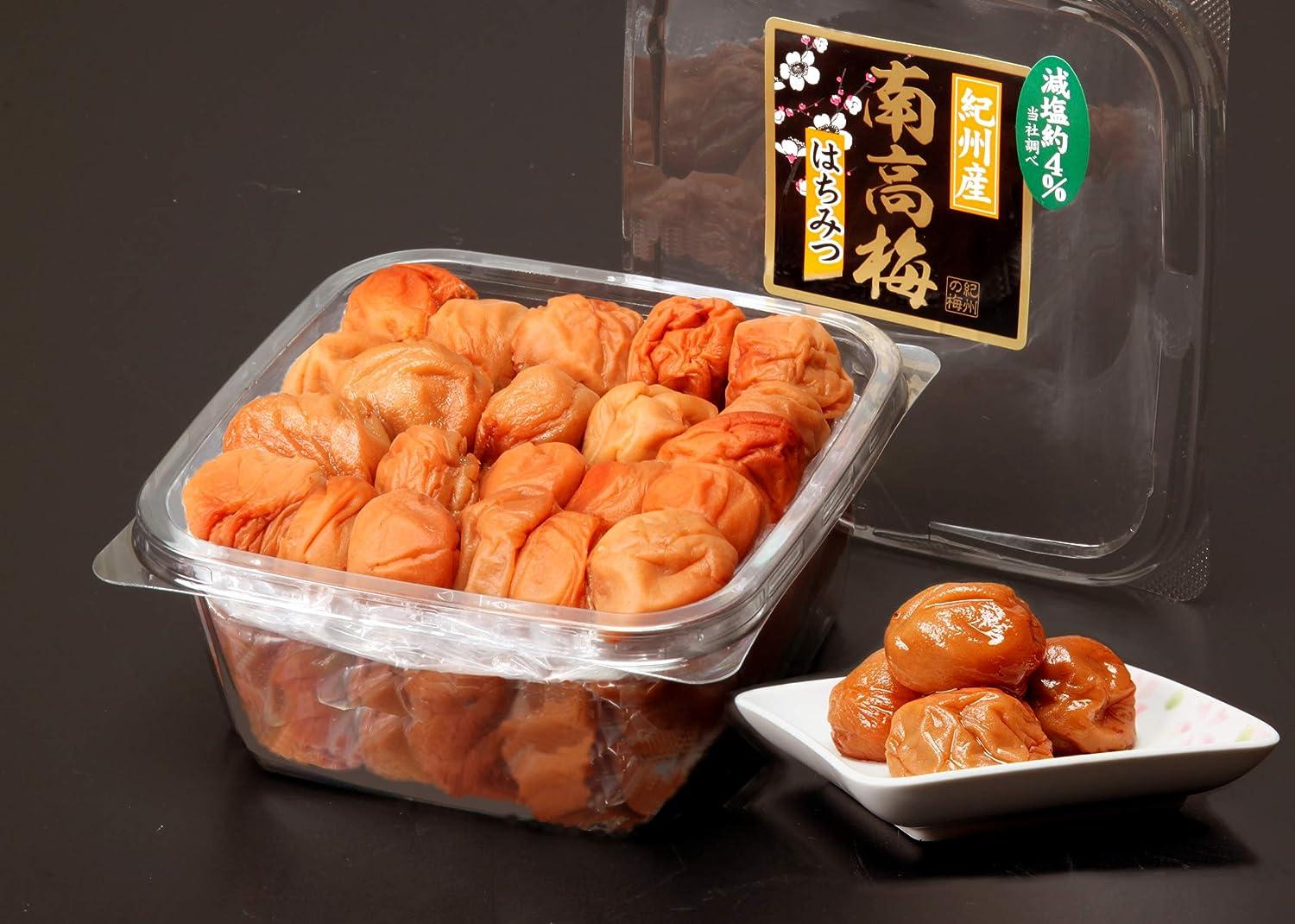 Kishu Nanko Plum Down Salt Pickled Plum Honey Large Grain of Salt 1kg ...