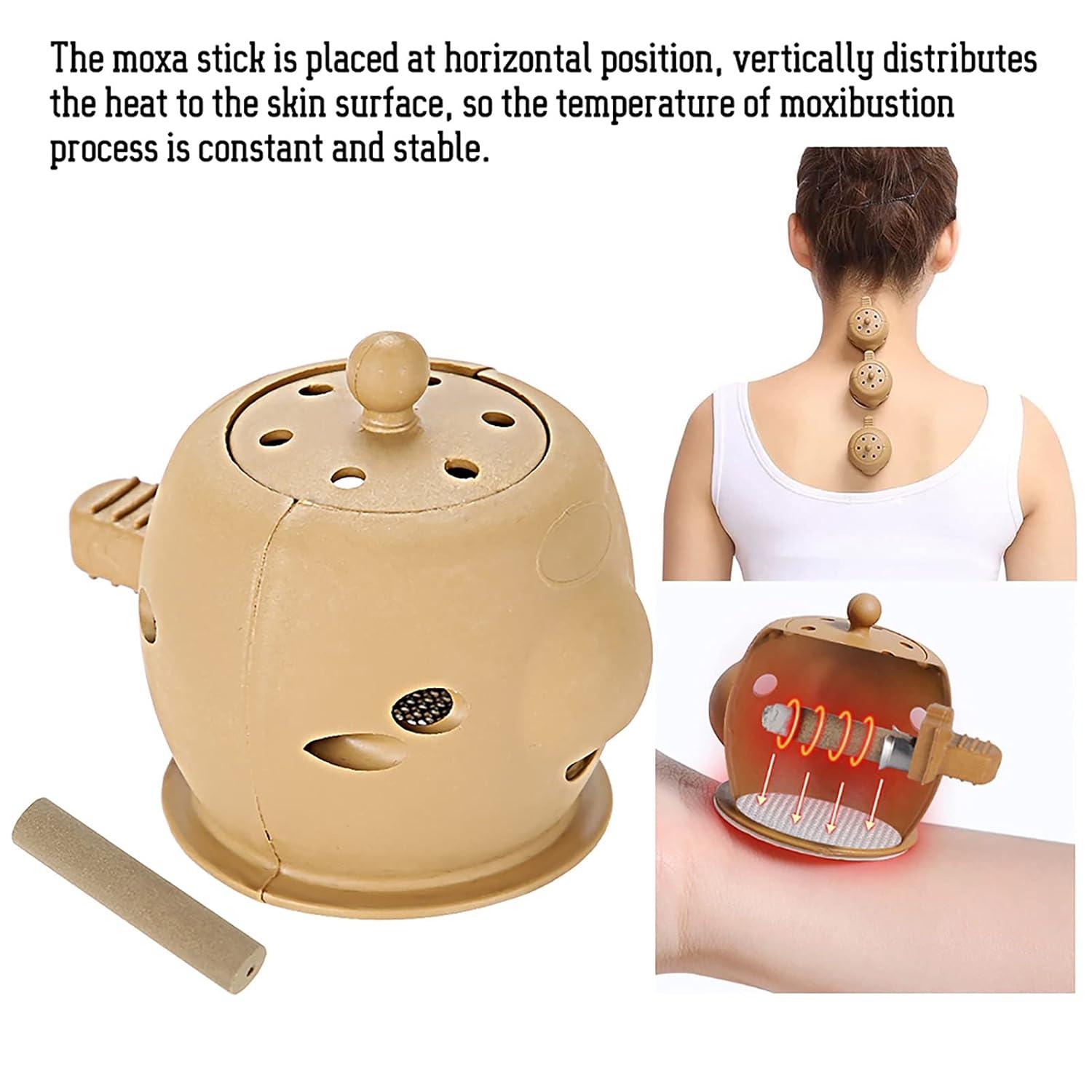 Buy Reusable Self-Adhesive Moxa Moxibustion Box | Moxa Bruner Stick-On ...