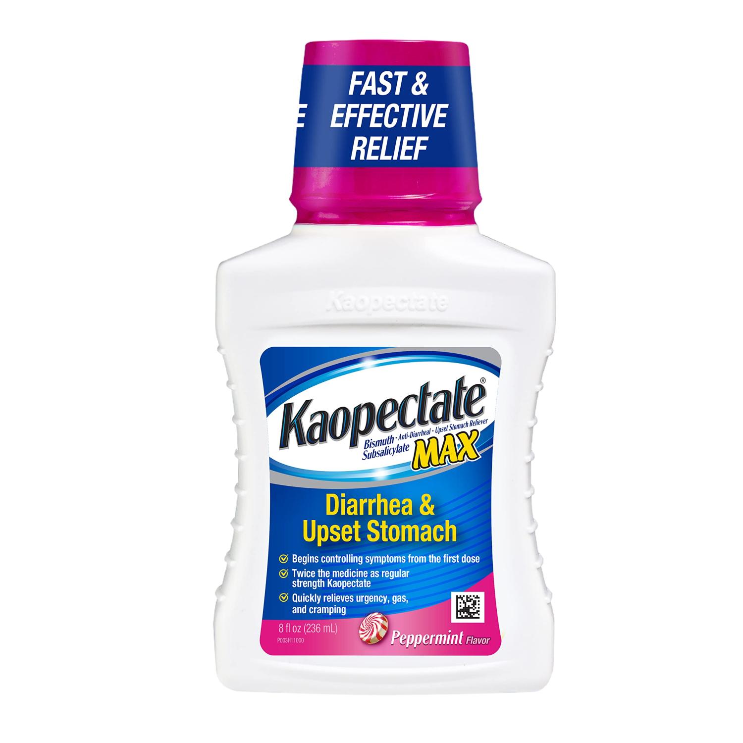 Kaopectate Max Peppermint 8oz - Fast-Acting Relief for Upset Stomach ...
