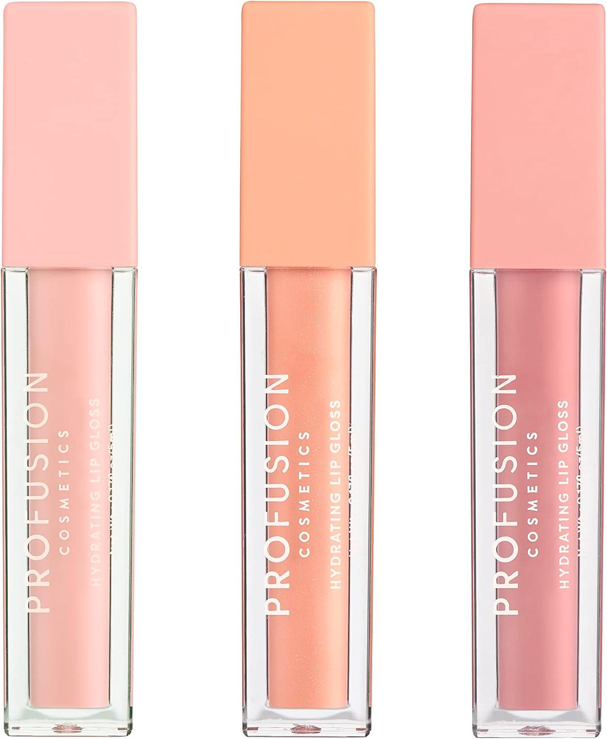PROFUSION COSMETICS LIP TRIO HIGH SHINE LIP GLOSS - NUDES | Buy Now ...