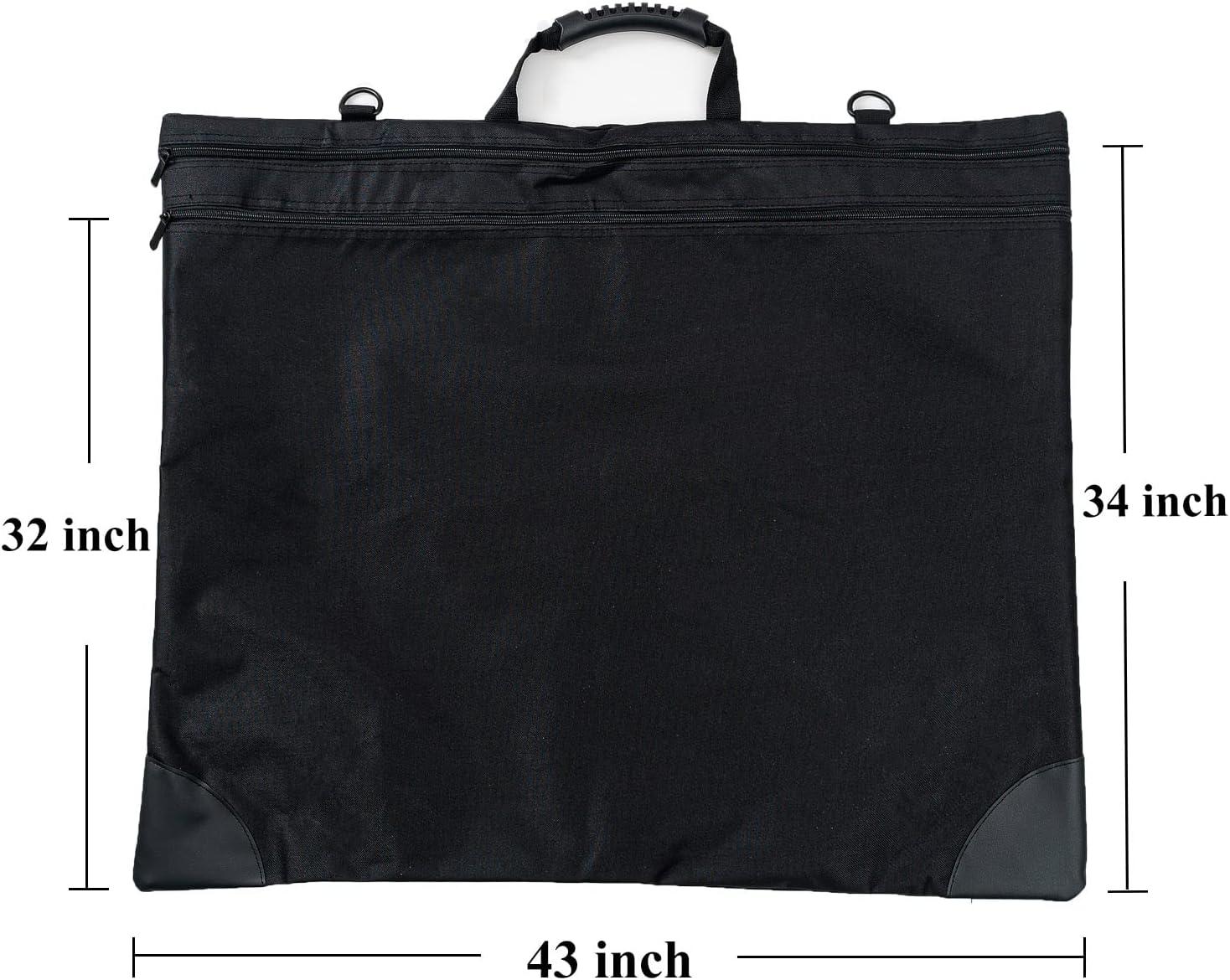 Eage Art Portfolio Case 34 x 43 inches Waterproof Nylon Artist Carrying ...